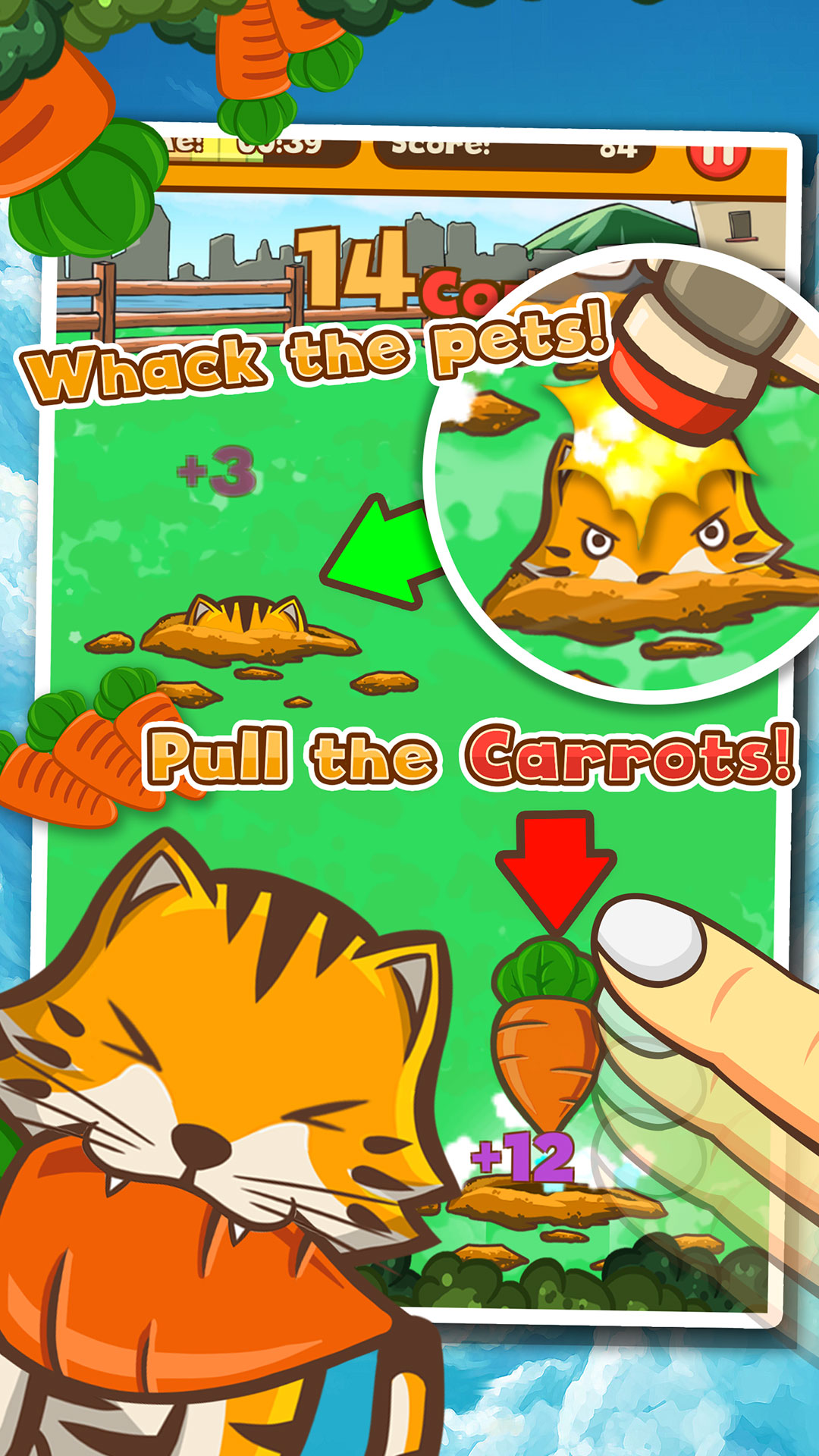 Carrot Rush : Online Multiplayer Hammer Whacking Action Battle ...