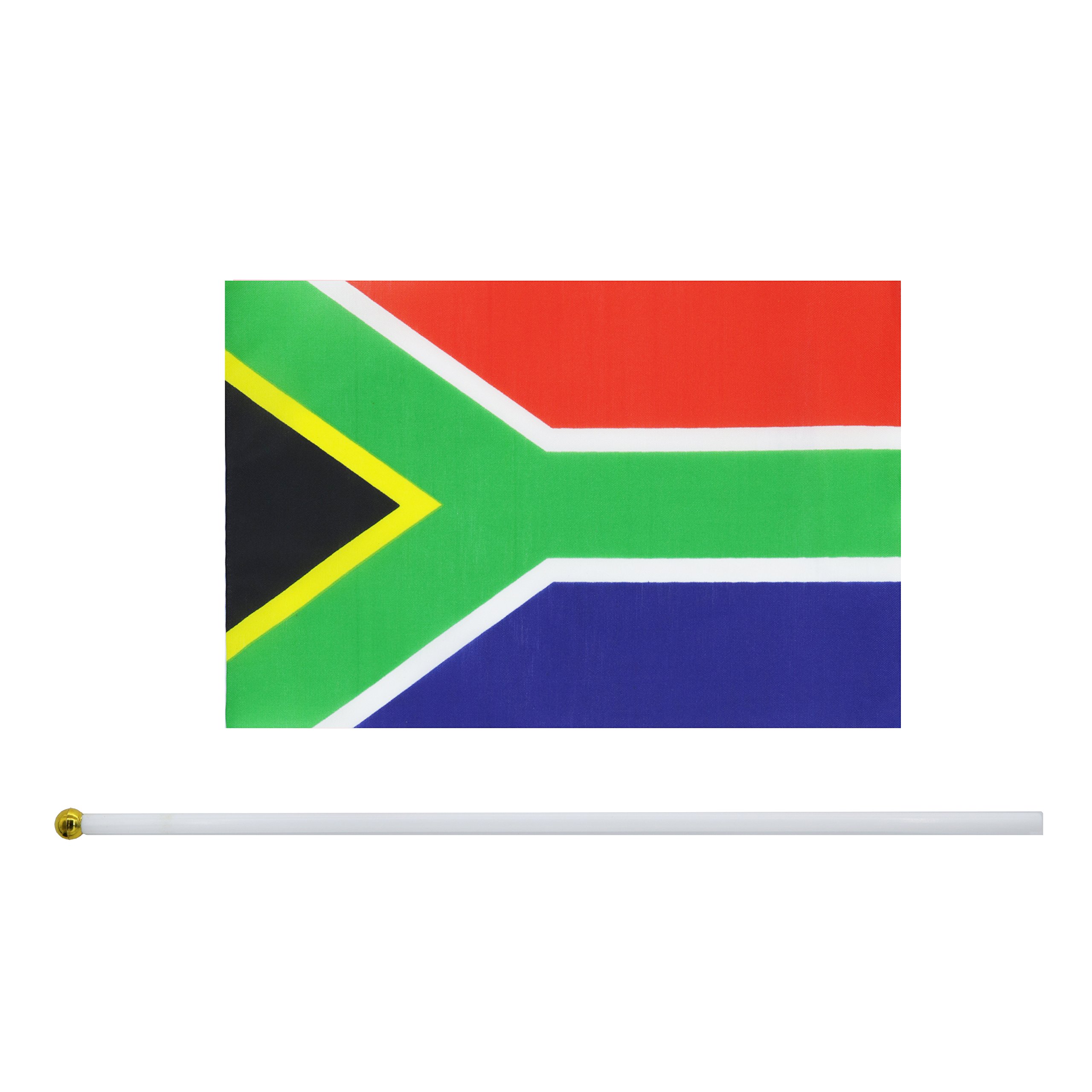 25 Pack Hand Held Small Mini Flag South Africa Flag South African Stick ...