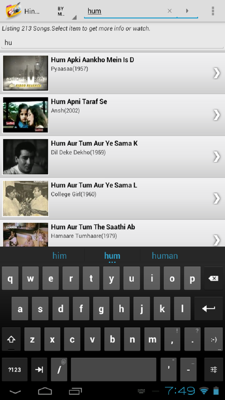 Hindi Songs Music & Video - App on Amazon Appstore