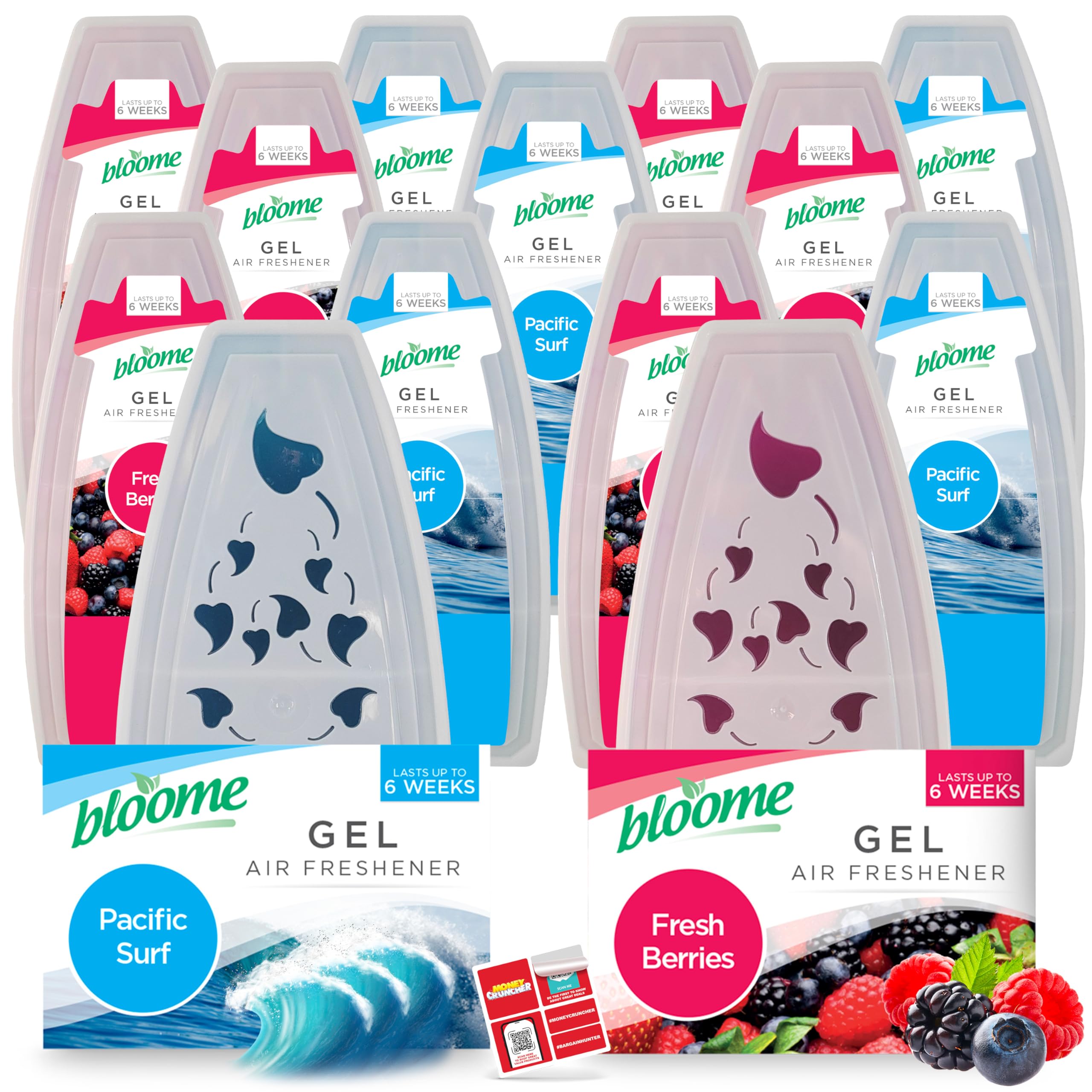 SOL 12pk Gel Air Fresheners - Pacific Surf & Fresh Berries Scents ...