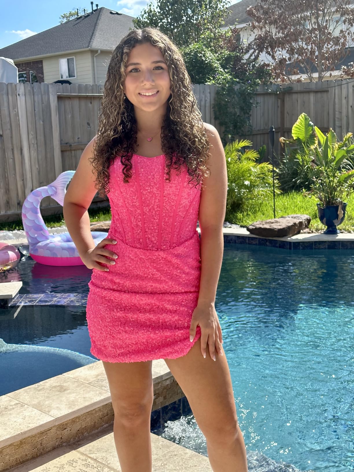 Amazon.com: 2 Pcs 44.5 Inch Giant Mermaid Pool Float Adults Mermaid ...