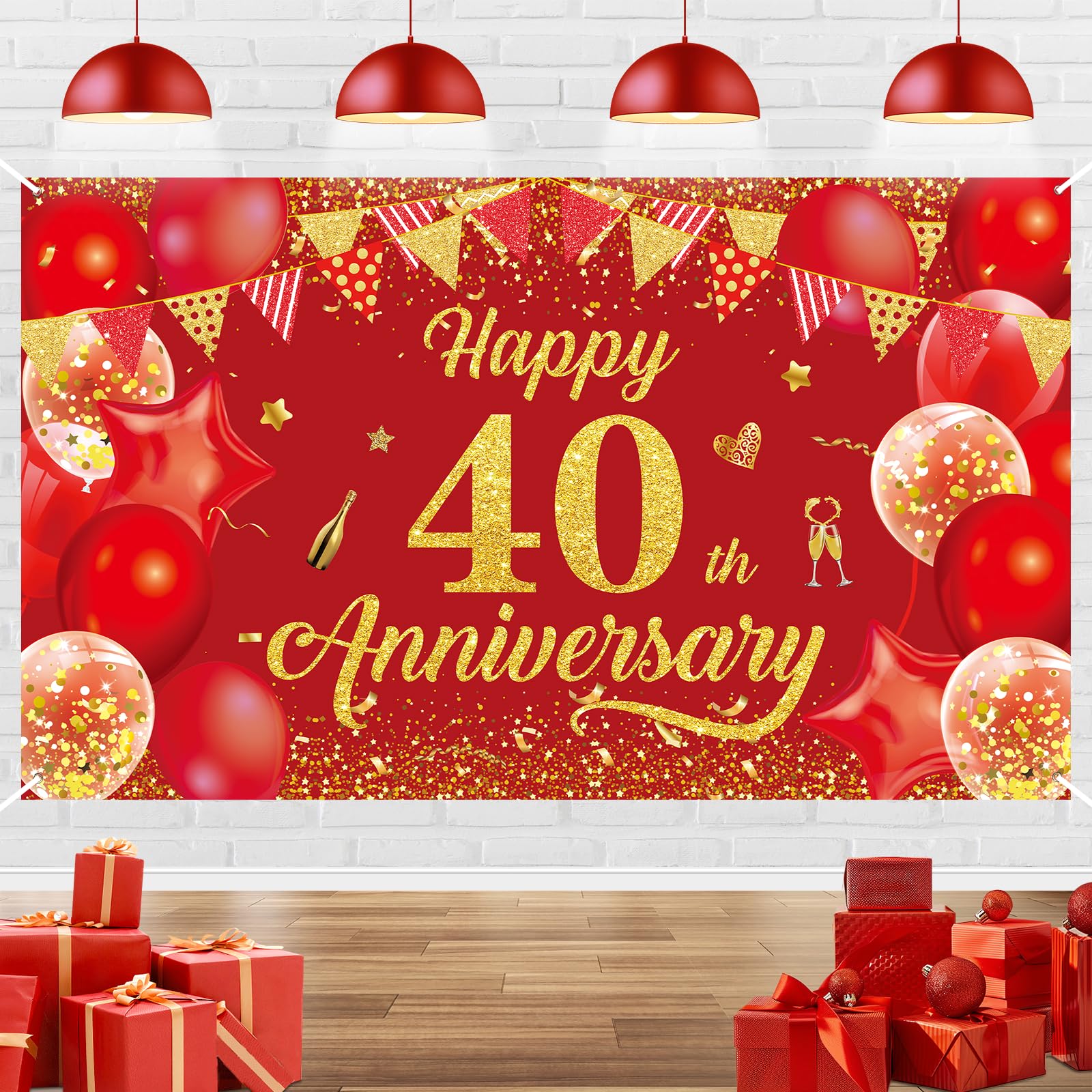 Happy 40th Wedding Anniversary Clip Art Happy 40th Anniversary Cake
