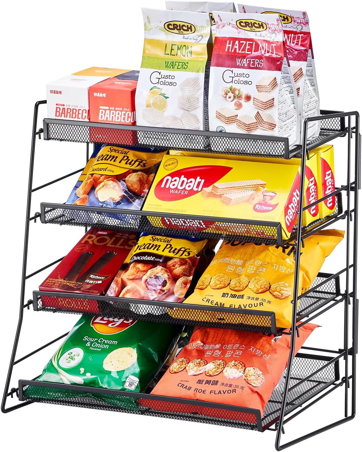 Amazon.com: Lineware 5 Tier Snack Organizer Candy Display Rack for ...
