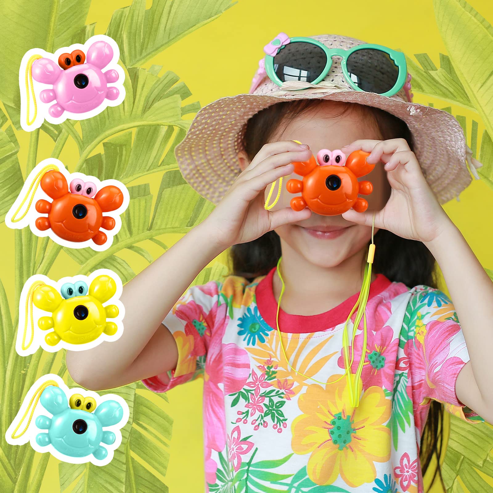 72 Pcs Toy Camera Bulk Set Pretend Play Prop Camera with Organza Gift ...