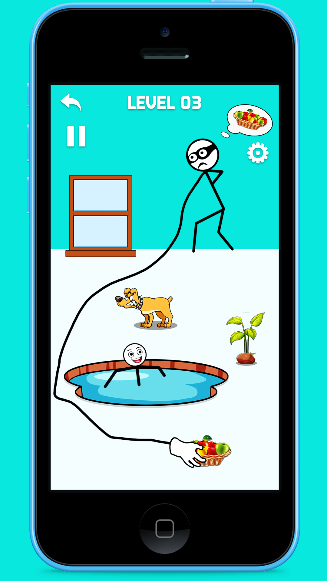 Thief Puzzle Rob Master Escape Rush: Stickman Thief Legend Robbery ...