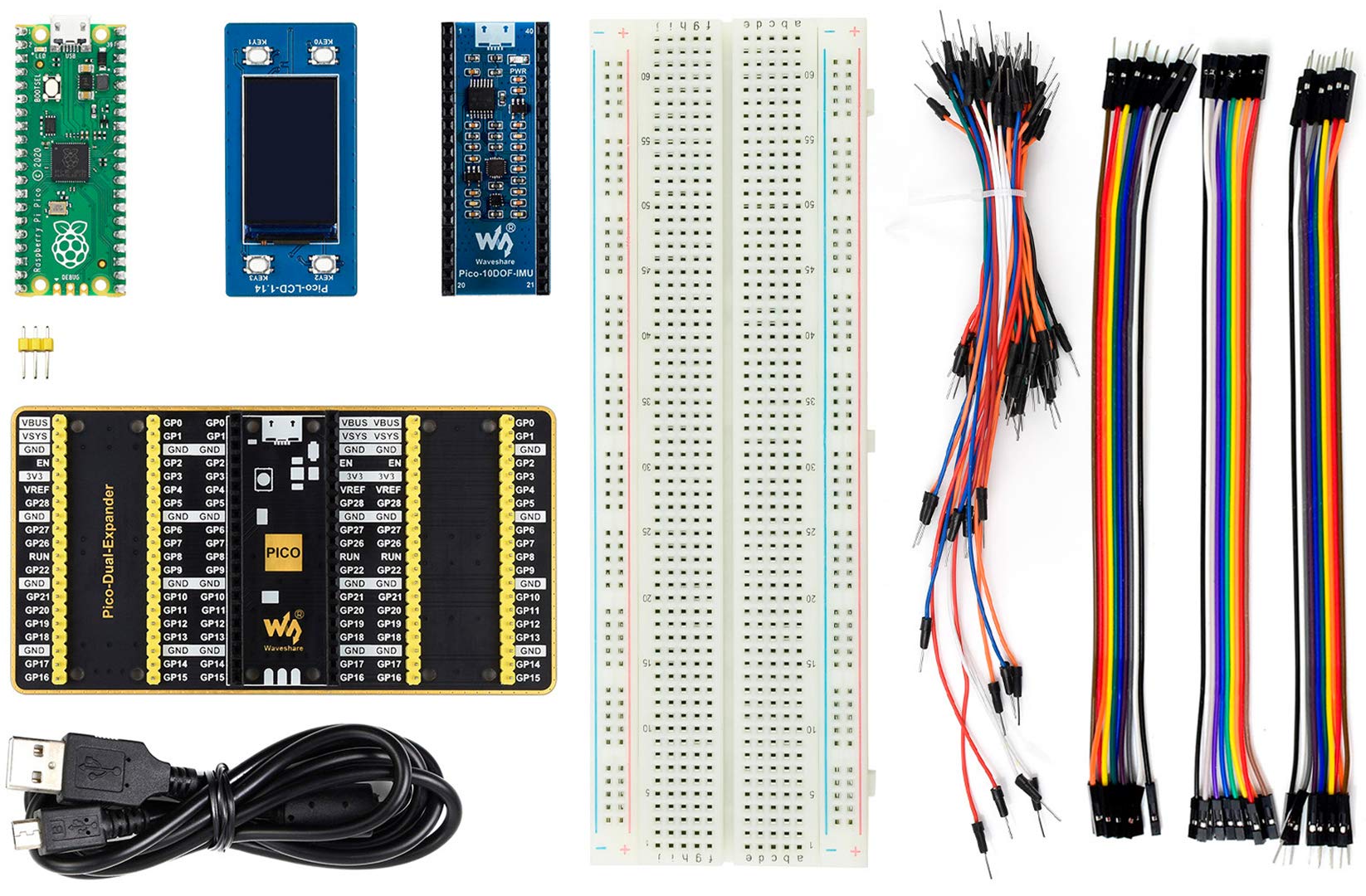 Bicoolraspberry Pi Pico Evaluation Kit Package B Includes Pico Pre