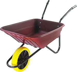 Walsall Wheelbarrows 90Ltr Shire Plastic Green Wheelbarrow Barrow in a ...
