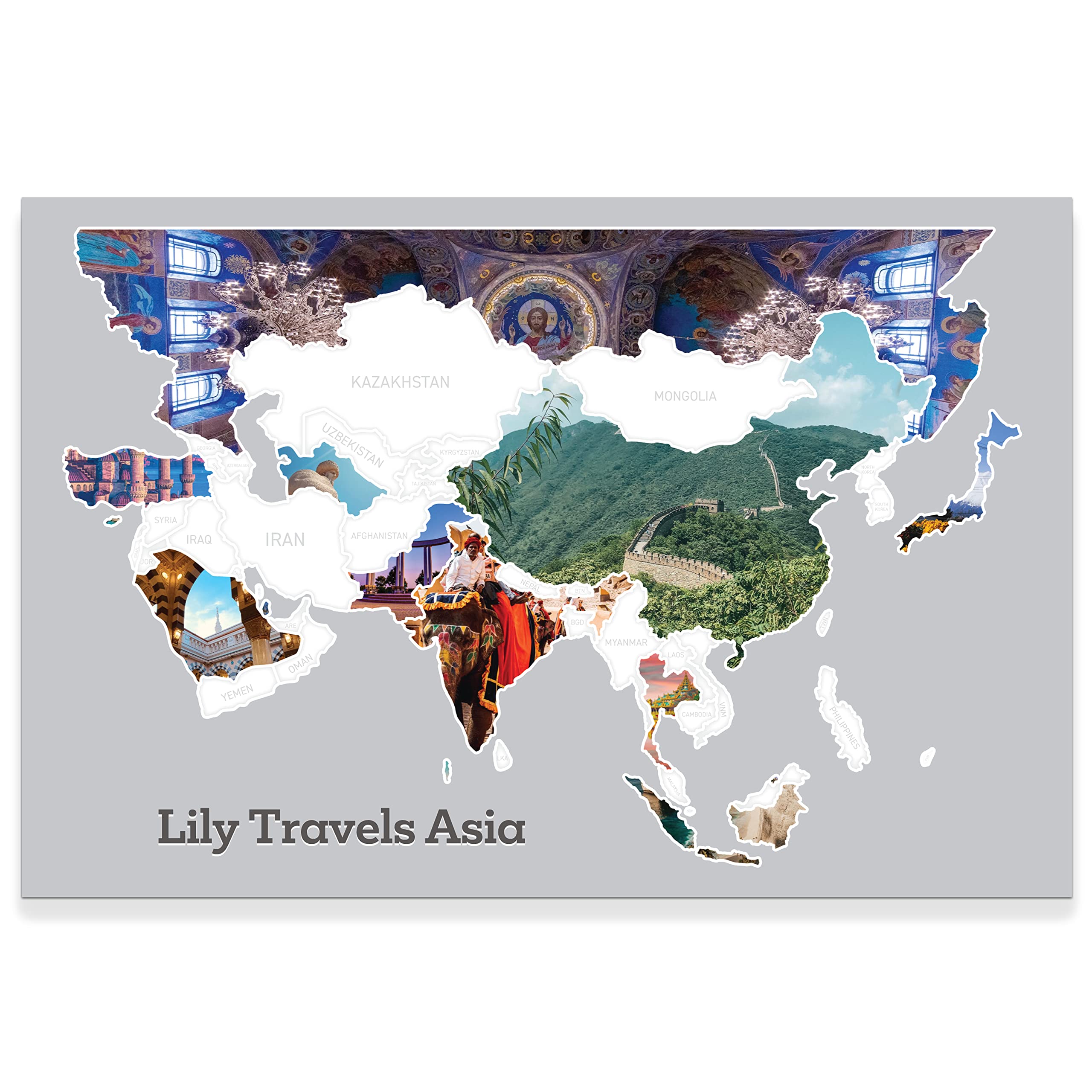 Only Asia Map