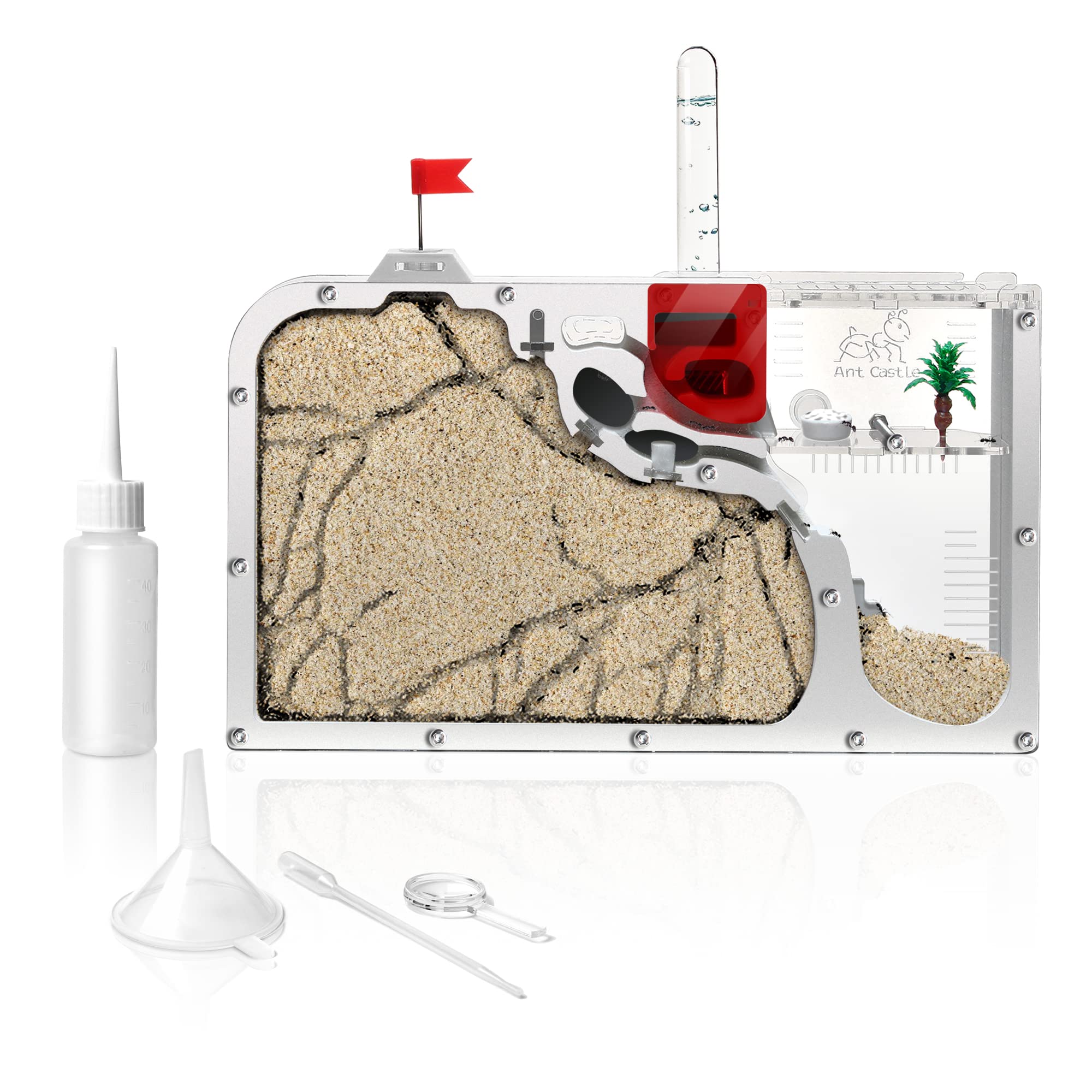 Buy Tuksik Ant Farm Castle, Ant Habitat Science Learning Kit, Study ...