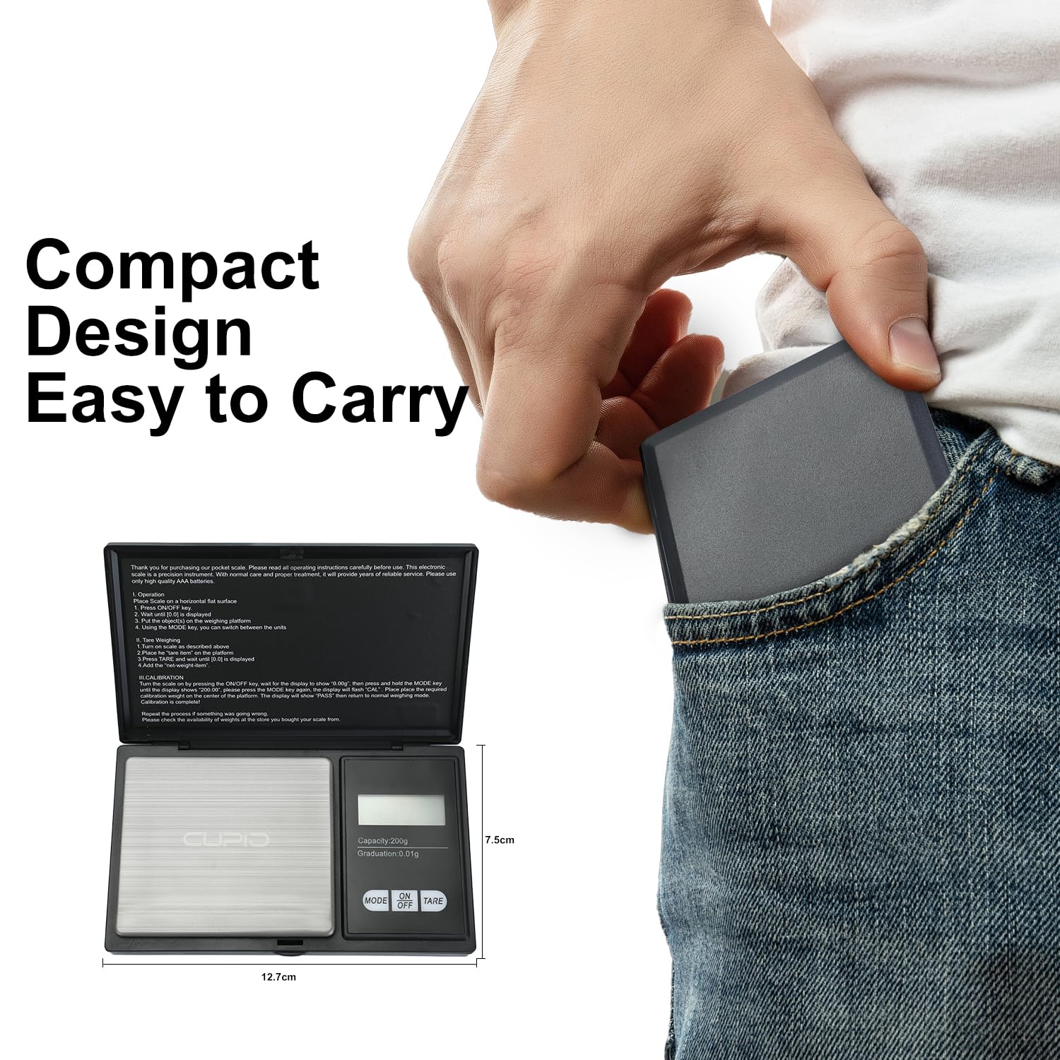 Snapklik.com : LWANO Portable Arrow Scale, Accurate Digital Grain/Weigh Archery Scale