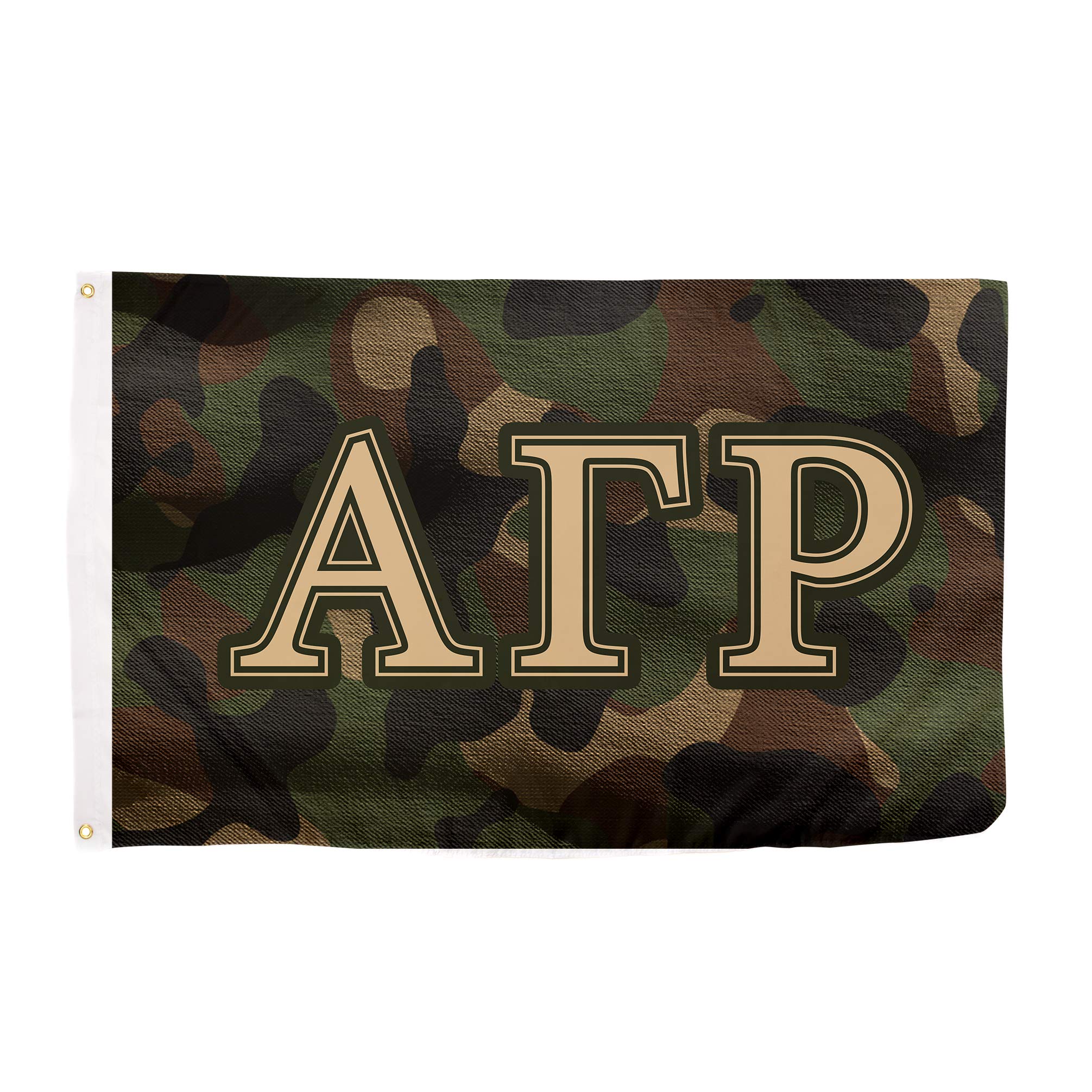 Alpha Gamma Rho Camo Letter Fraternity Flag Banner 3 Feet | Desertcart ...