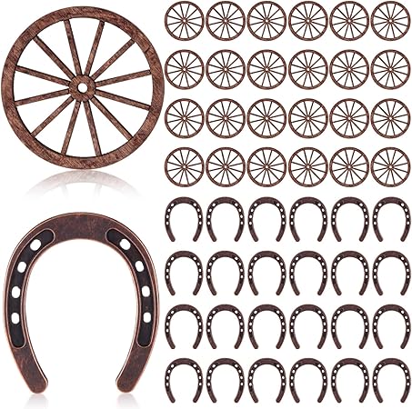Amazon.com: Junkin 24 Pcs Western Theme Party Decorations Mini ...