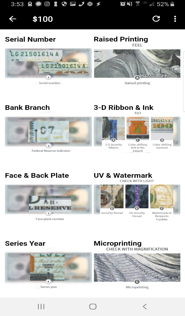 U.S. Dollar Counterfeit Money Verification Tool - App on Amazon Appstore