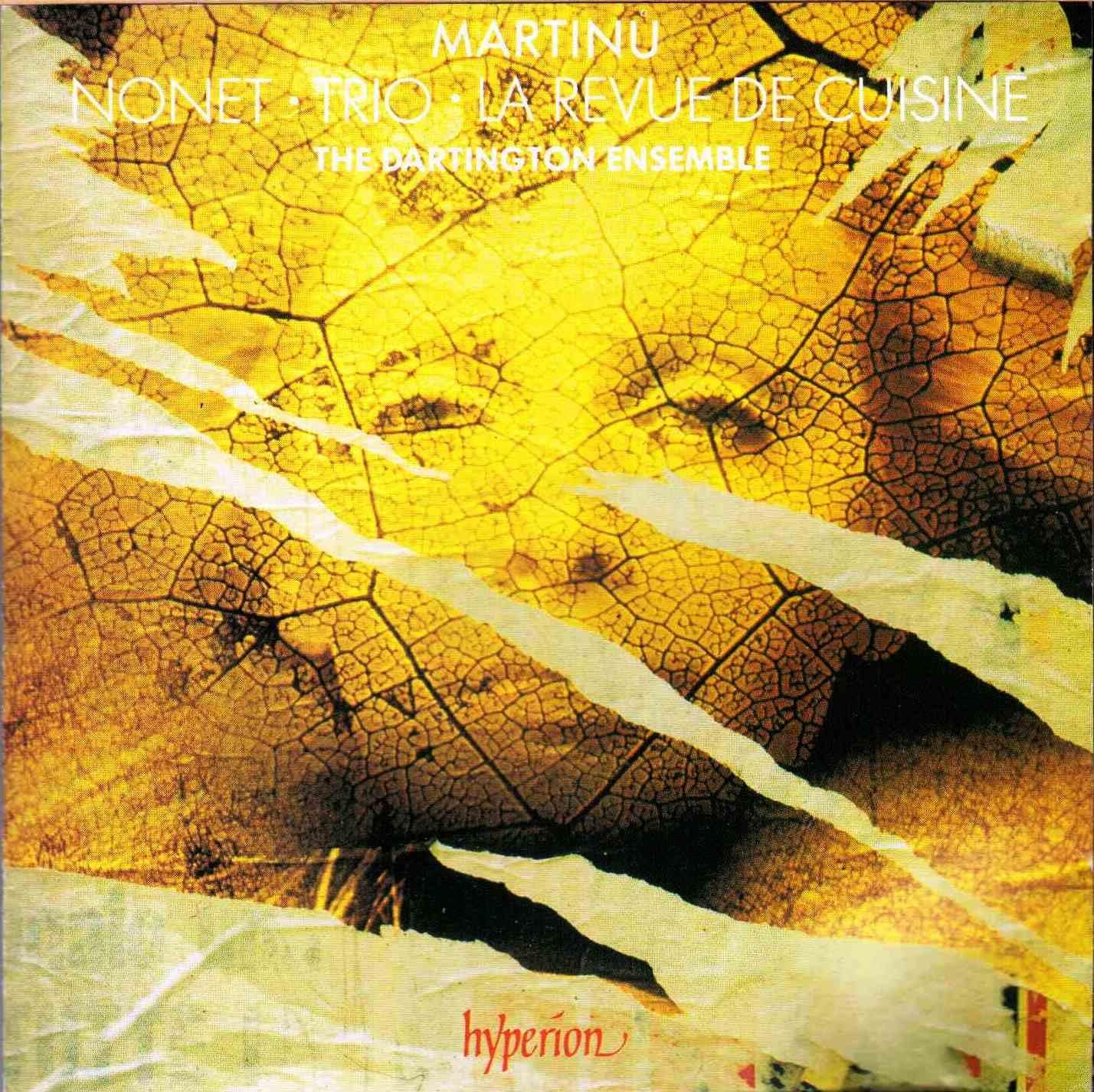 Martinu: Nonet, Trio in F, La Revue De Cuisine: Amazon.co.uk: CDs & Vinyl