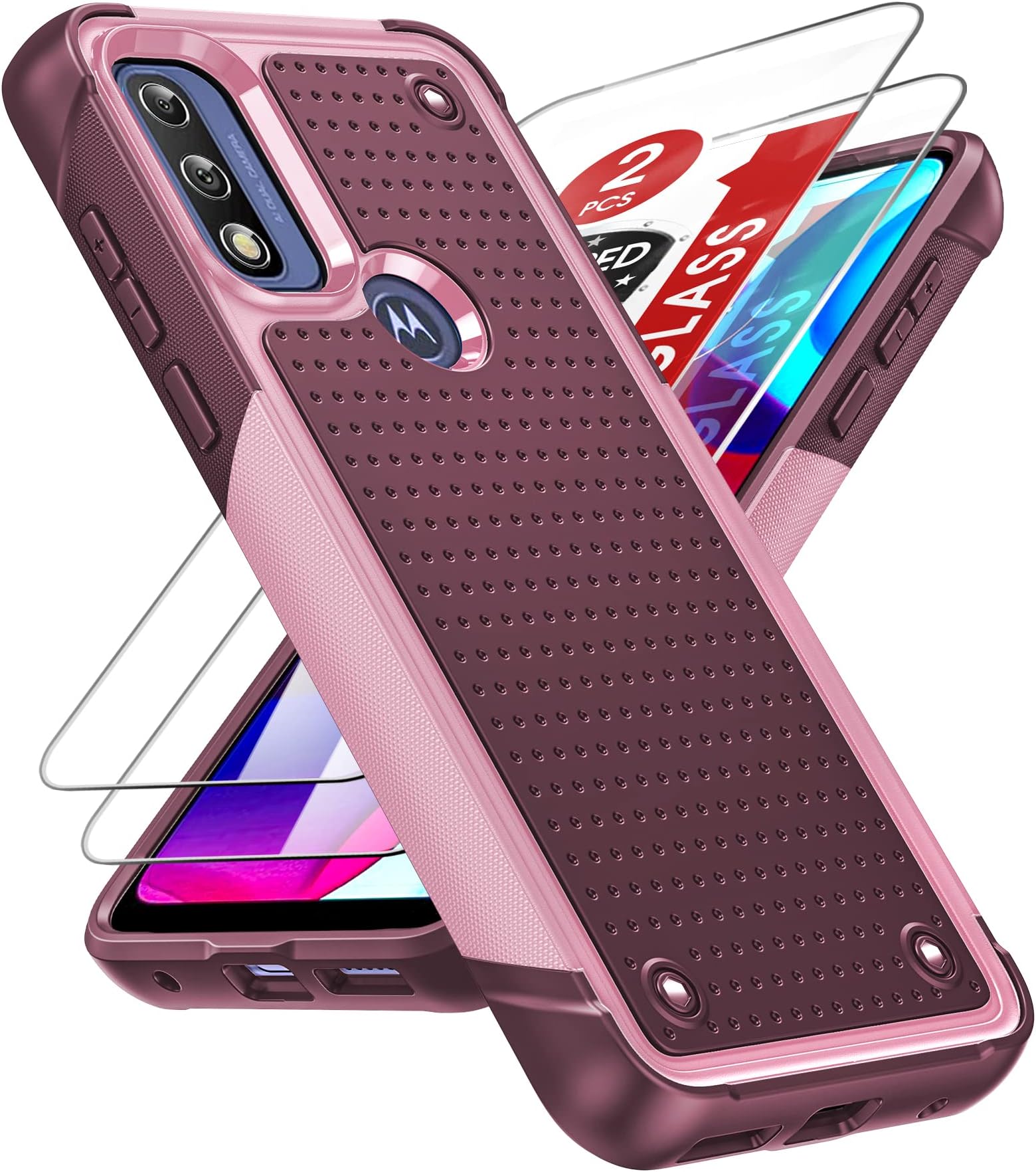 Amazon.com: LeYi for Moto G Pure Case, Moto G Play 2023/ G Power 2022 ...
