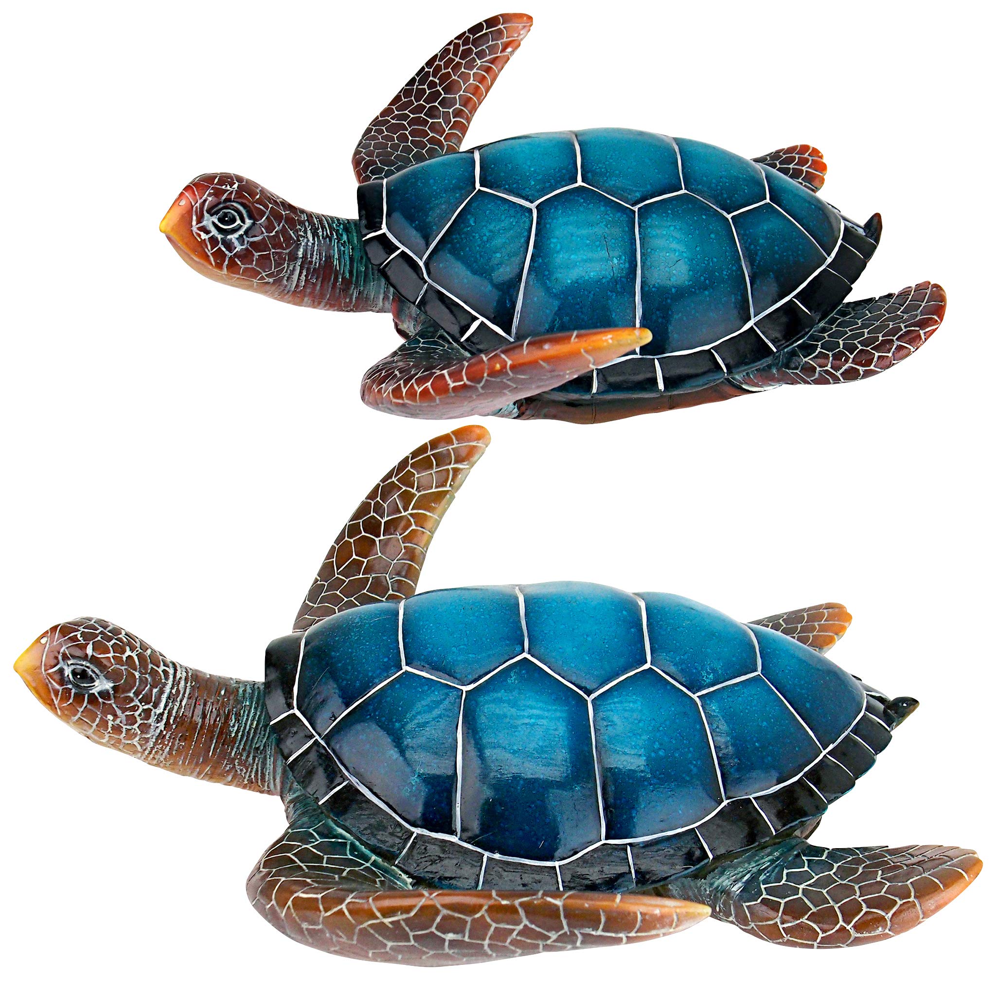 Snapklik.com : Blue Sea Turtle Statues