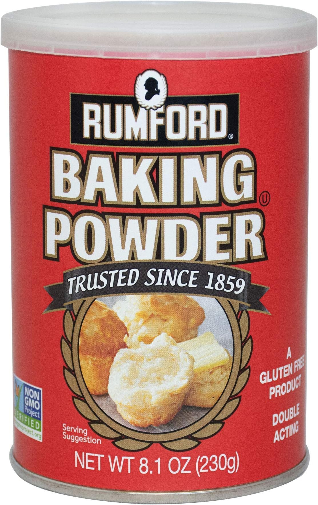 Amazon.com : Double Active Baking Powder Aluminum Free 2.5 lbs ...