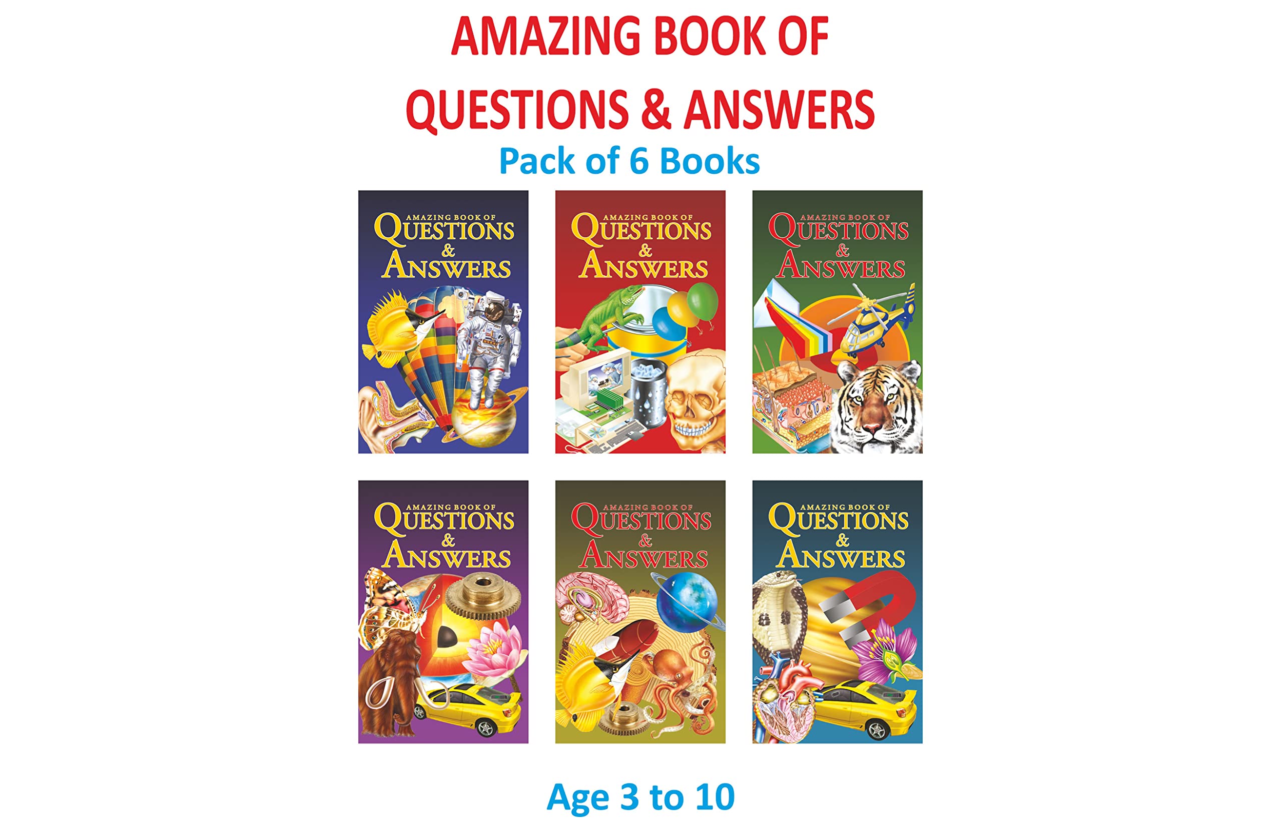 Buy Amazing Book of Questions & Answers Set of 6 Books Book Online at ...
