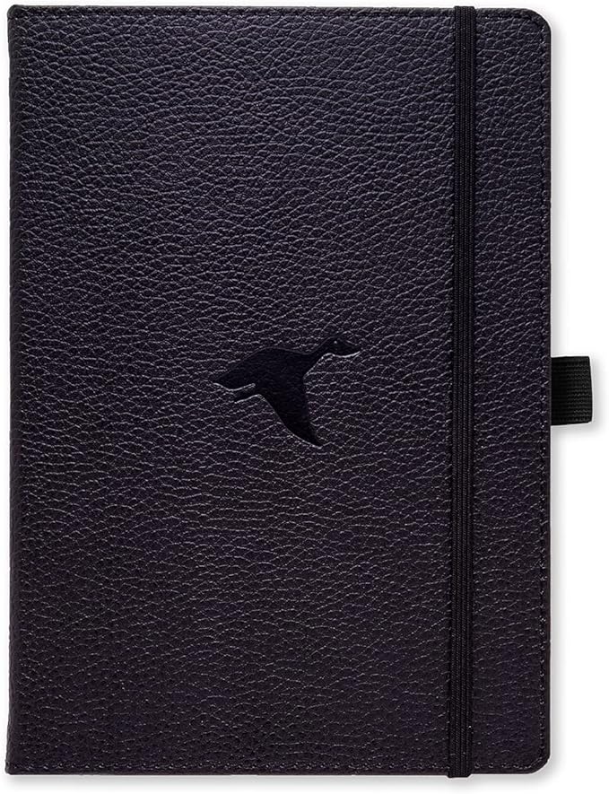 Dingbats A5+ Wildlife Black Duck Notebook - Dotted : Amazon.co.uk ...