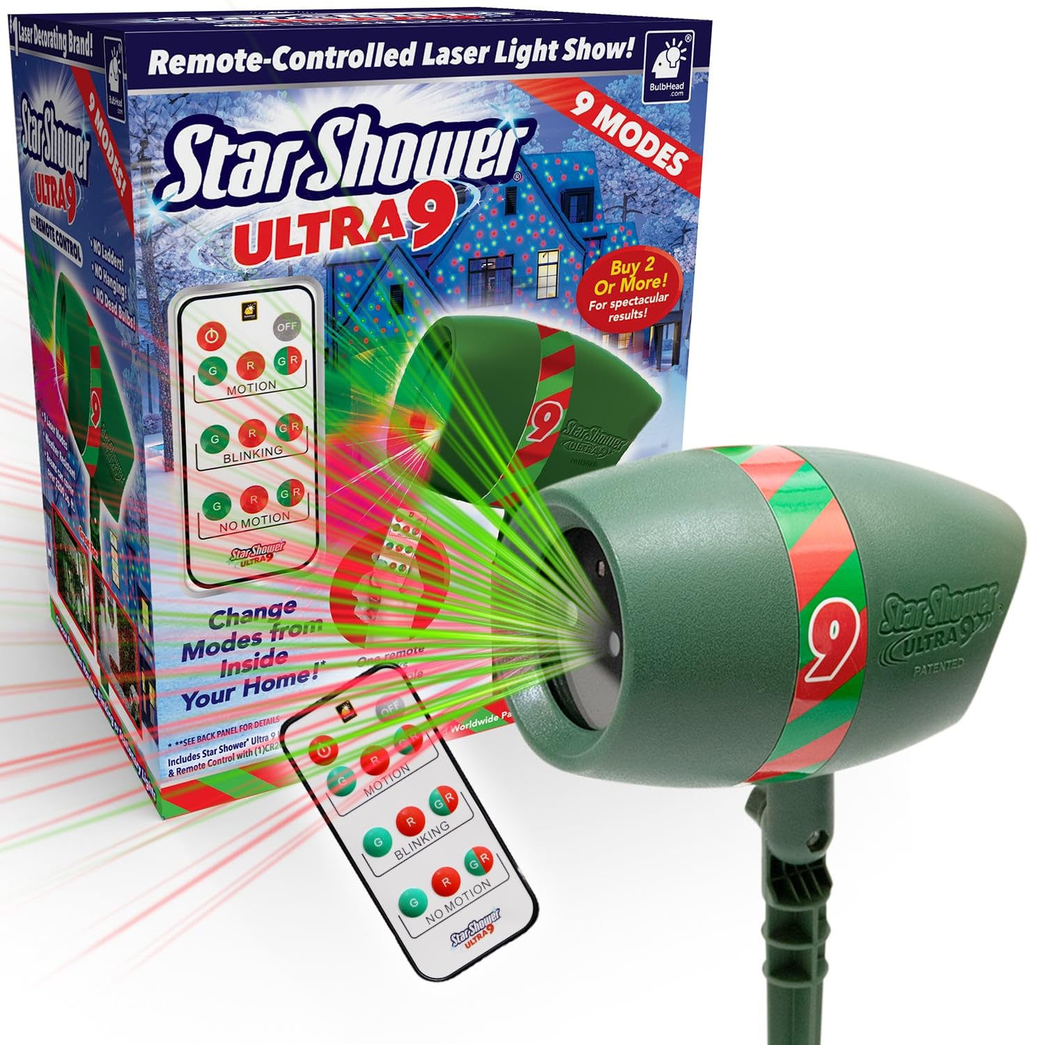Amazon.com: Star Shower Ultra 9 2024 Holiday Projector, AS-SEEN-ON-TV ...