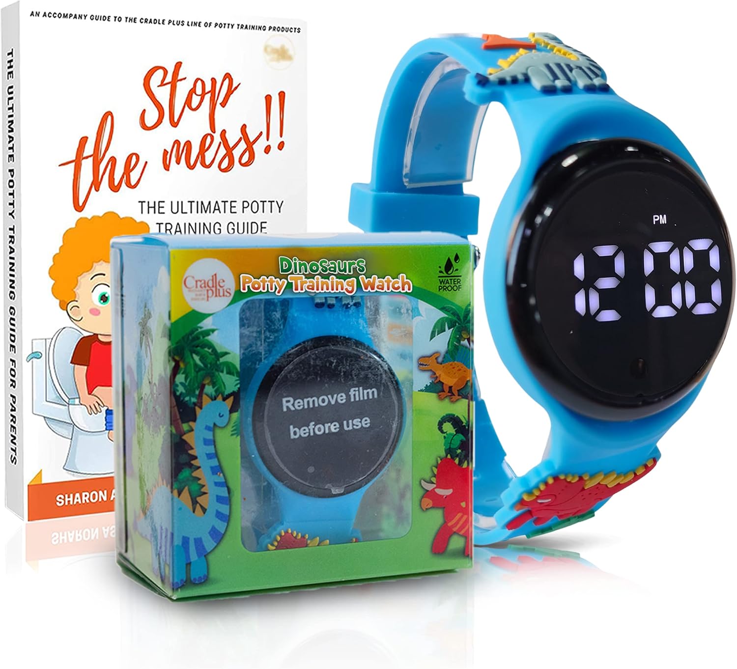 3D Dinosaur Potty Training Watch for Boys or Girls - Rechargeable ...