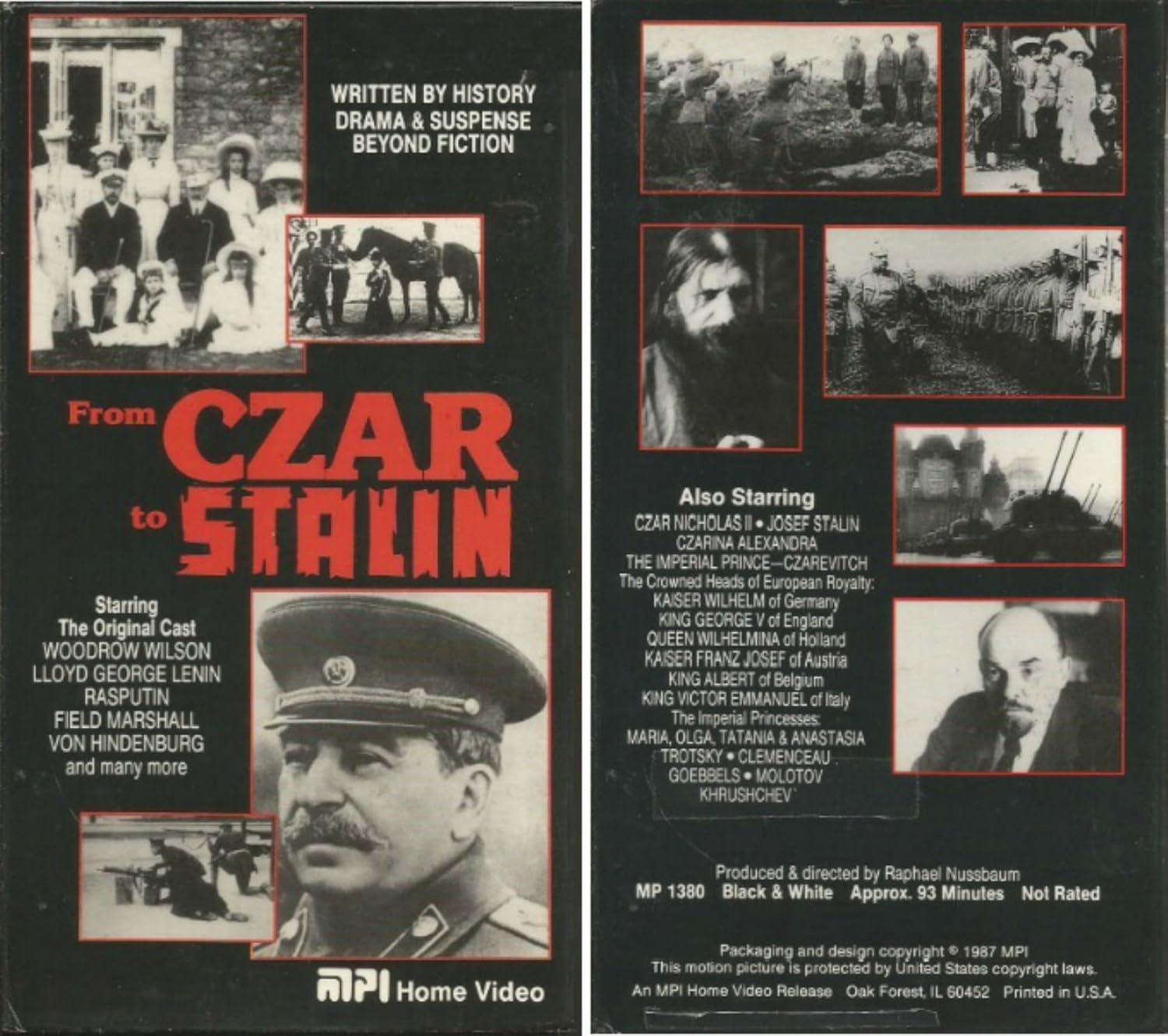 Amazon.com: From the Czar to Stalin [VHS] : From Czar to Stalin: Movies ...