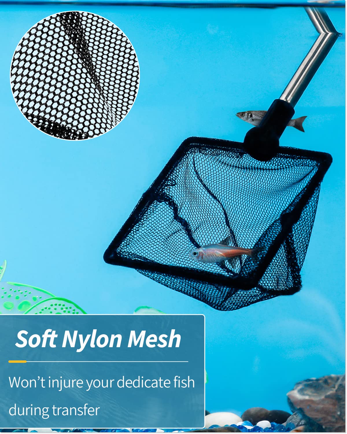 Snapklik.com : Pawfly 3 Inch Aquarium Fish Net