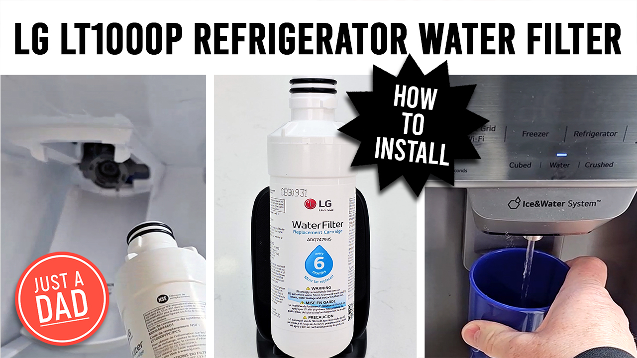 Watch How To Install New LG LT1000P Refrigerator Water Filter on Amazon ...