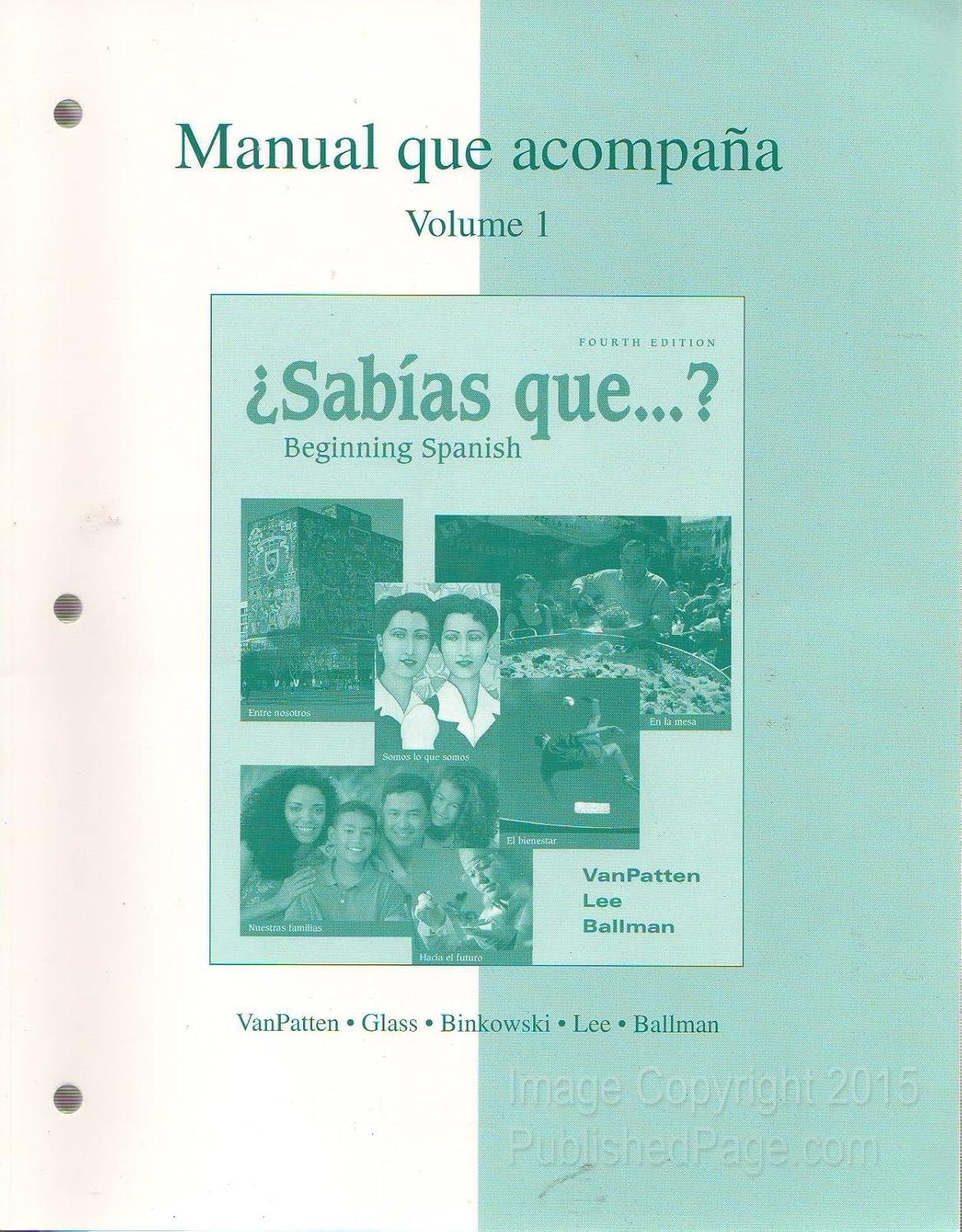 Amazon.com: Workbook/Lab Manual Volume 1 to accompany ¿Sabias que ...