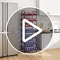 Amazon.com: GILLAS 3 5 6 7 8 Tier Water Bottle Storage, Metal Beverage Can Rack,Large Capacity ...
