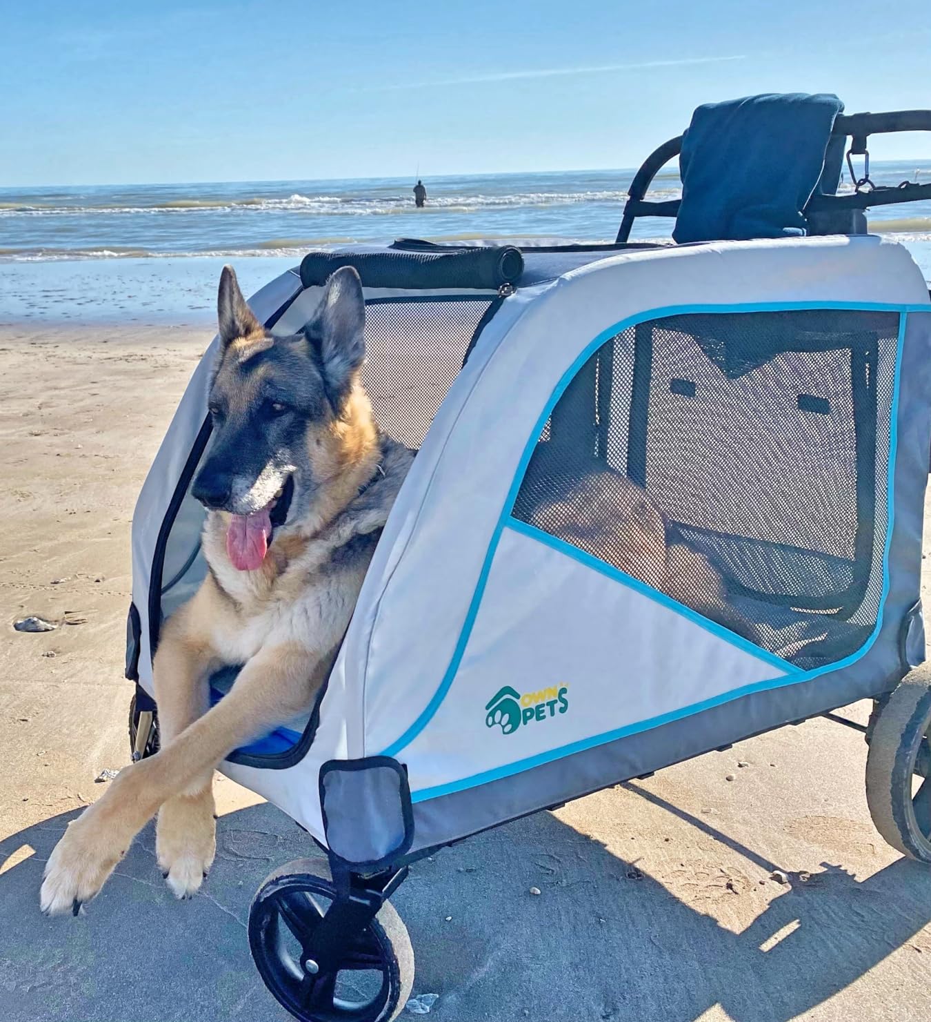 Amazon.com: Ownpets Extra-Large Dog Stroller for Large Dogs Up to ...