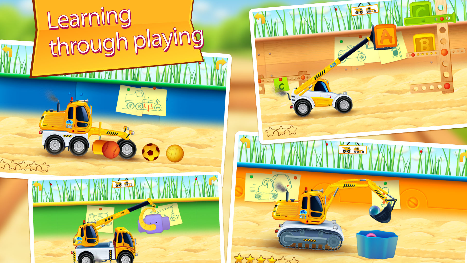Cars In Sandbox: Construction - App on Amazon Appstore