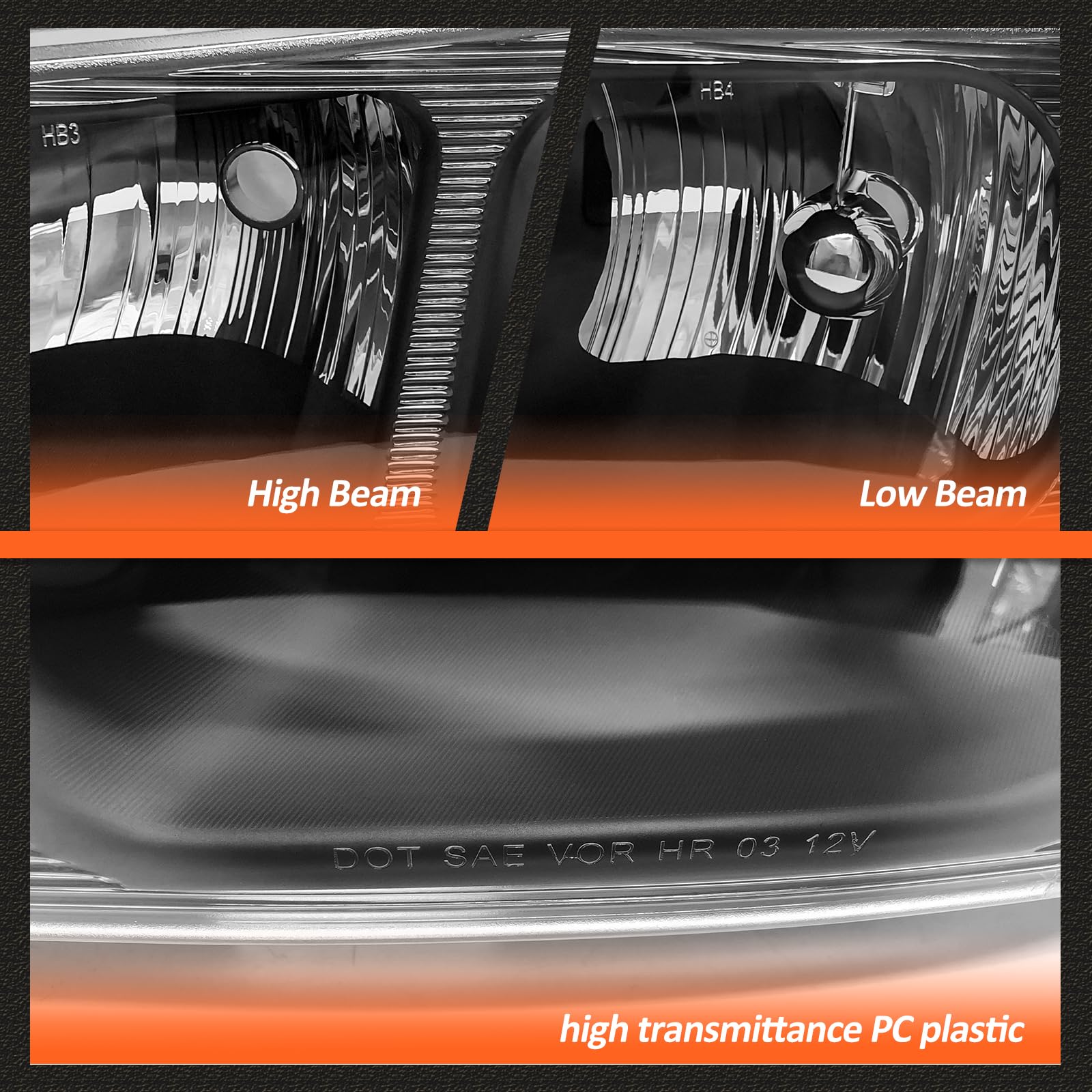 Snapklik.com : 03-24 GMC SavanaHeadlight Assembly For 2003-2024 Chevy ...