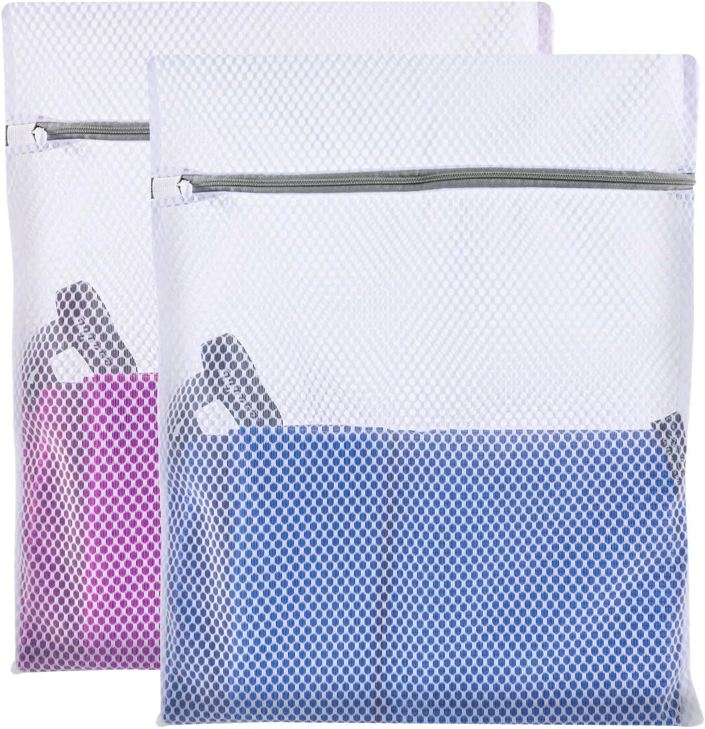Amazon.com: Laundry Bags, SASUM 3 Pack (3 Large) Mesh Thick Polyester ...