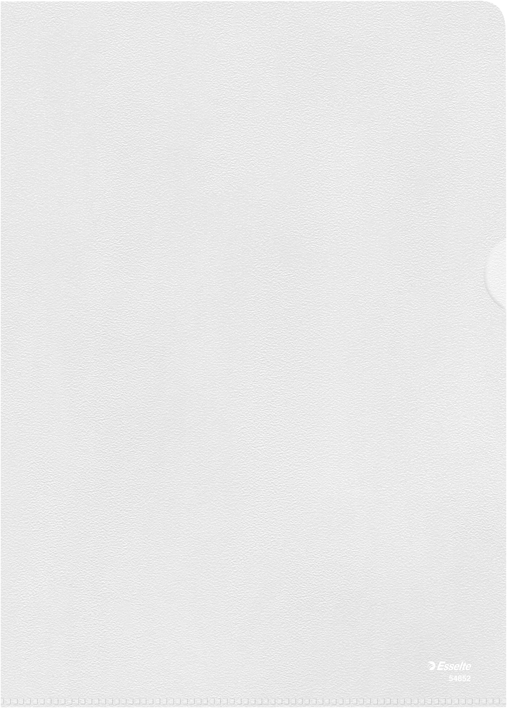 Esselte Quality Folder A4, Clear Matt Finish, 85 Micron Polypropylene ...