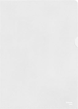 Esselte Quality Folder A4, Clear Matt Finish, 85 Micron Polypropylene ...