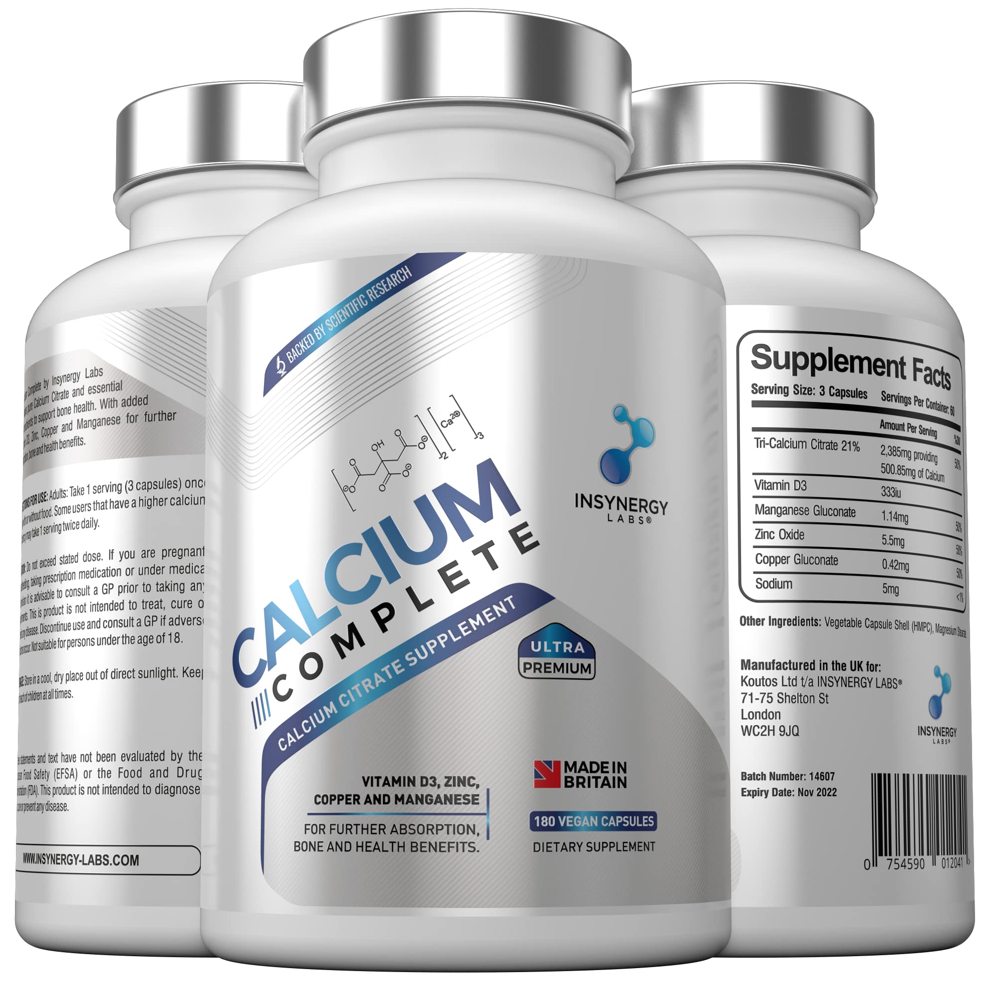 Ultra Premium Calcium Tablets The Uks No1 Calcium Vitamin D ...