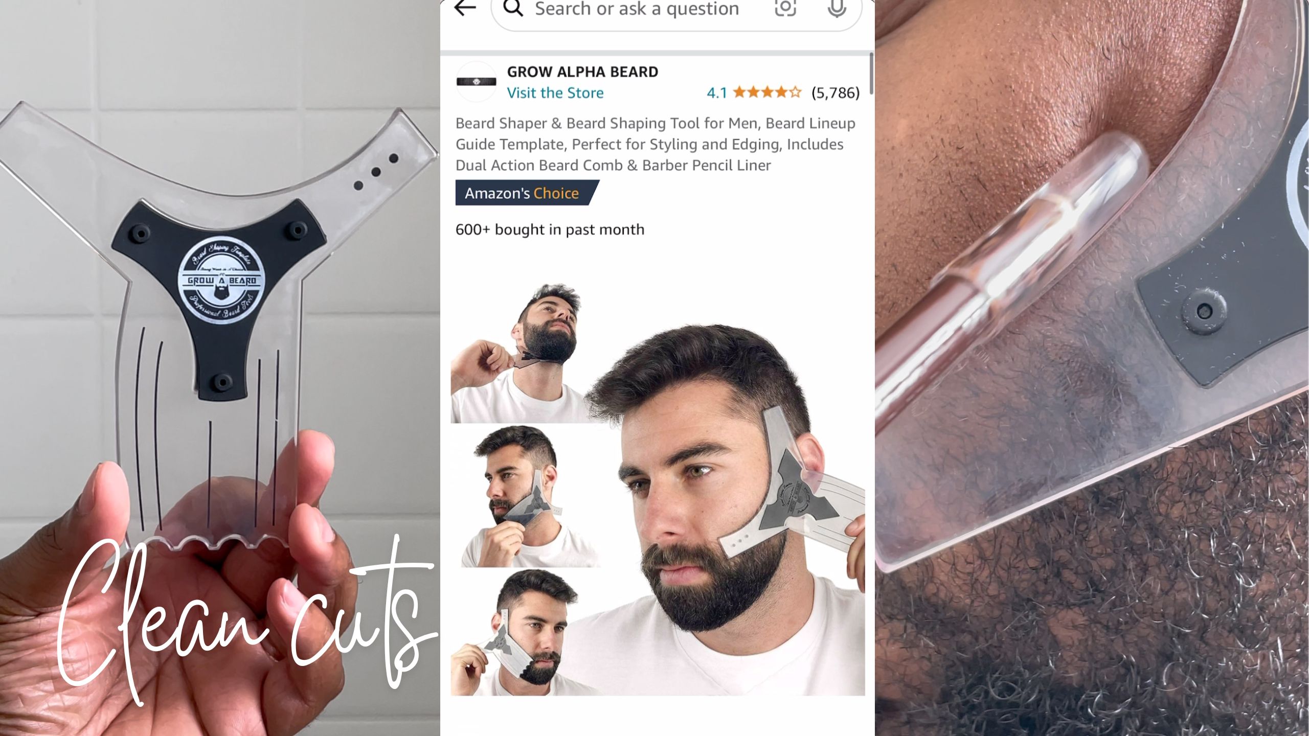 Watch How my babe gets his facial hair so perfect. on Amazon Live