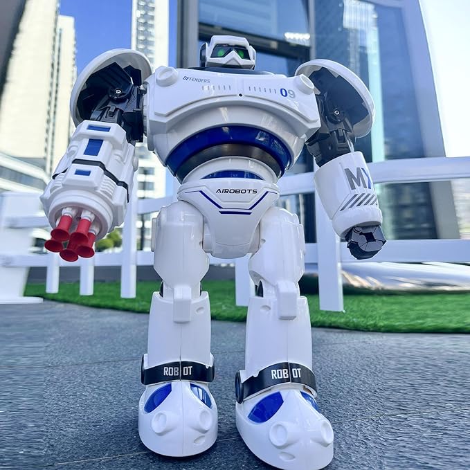 Amazon.com: AIROBOTS Robots Toy for Kids, Robot Toys for Toddlers,Smart ...