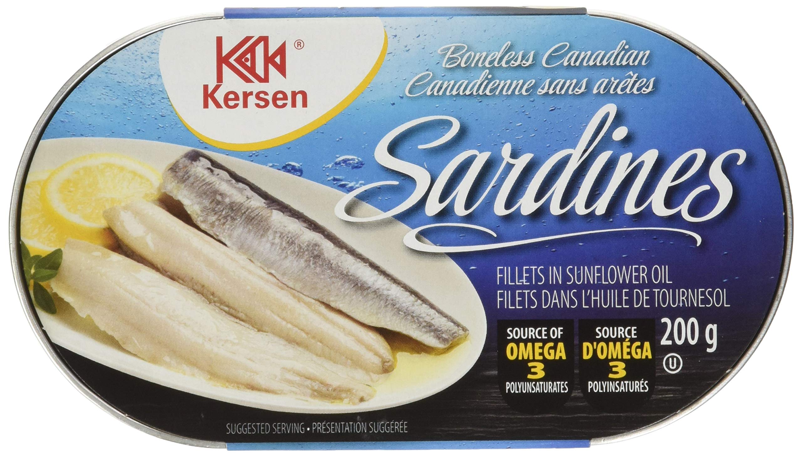 Kersen Sardine Fillets 8 X 200 Grams Net Wt 1600 Grams : Amazon.ca ...