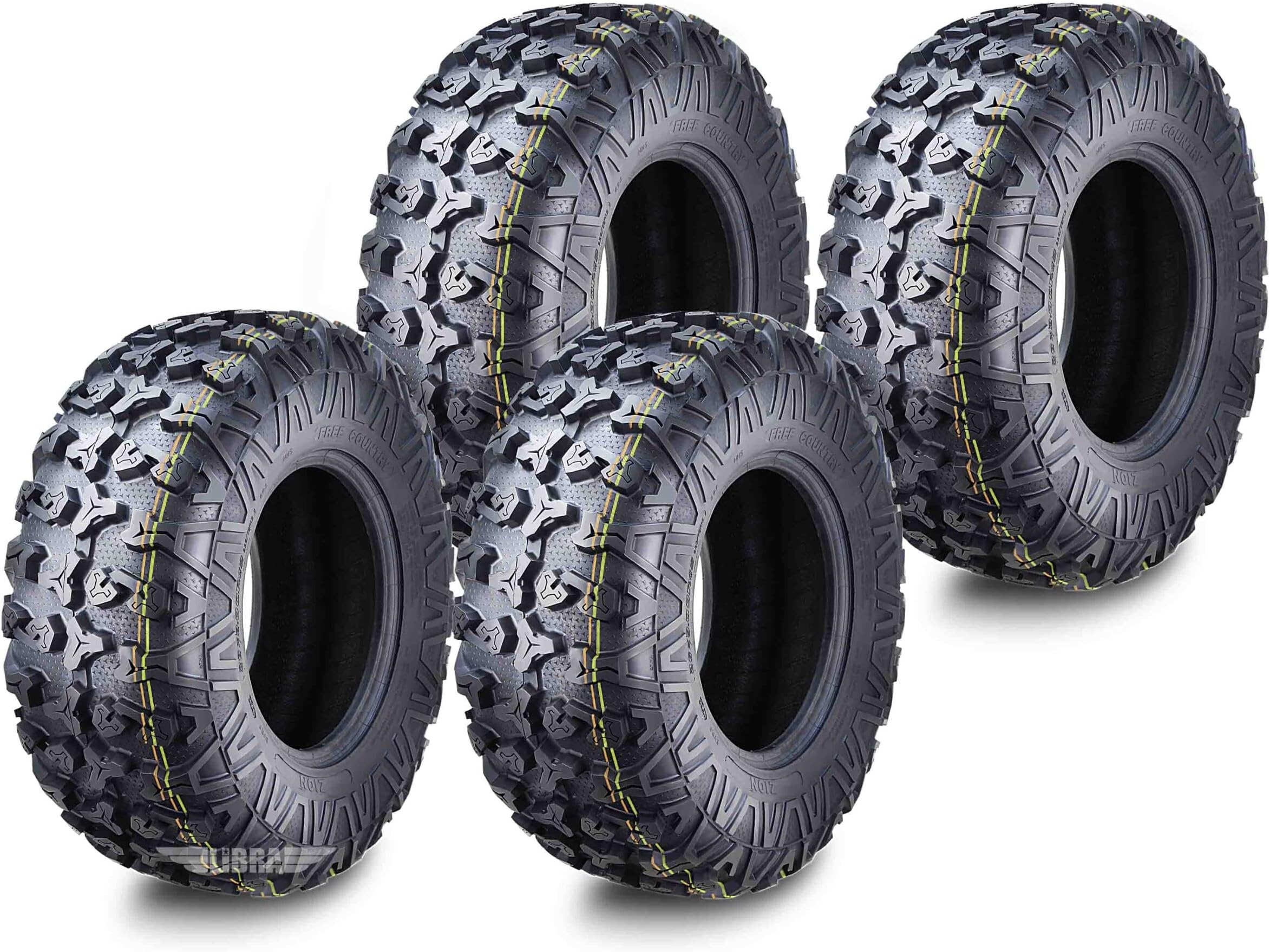 Amazon.com: Tusk Terrabite Set Of 4 UTV ATV Tires (27x9-12 / 27x11-12 ...