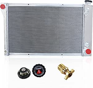 Amazon.com: Rubivel Aluminum Radiator Compatible with 1967-1972 Chevy C10 C20 C30 K10 K20 K30 ...