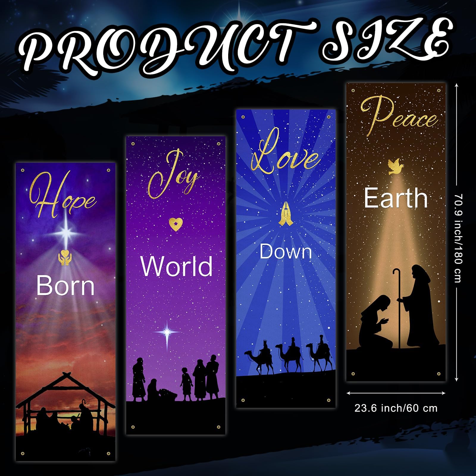 Church Banners For Sanctuary Set Of 4 Church Banners, Church Banner