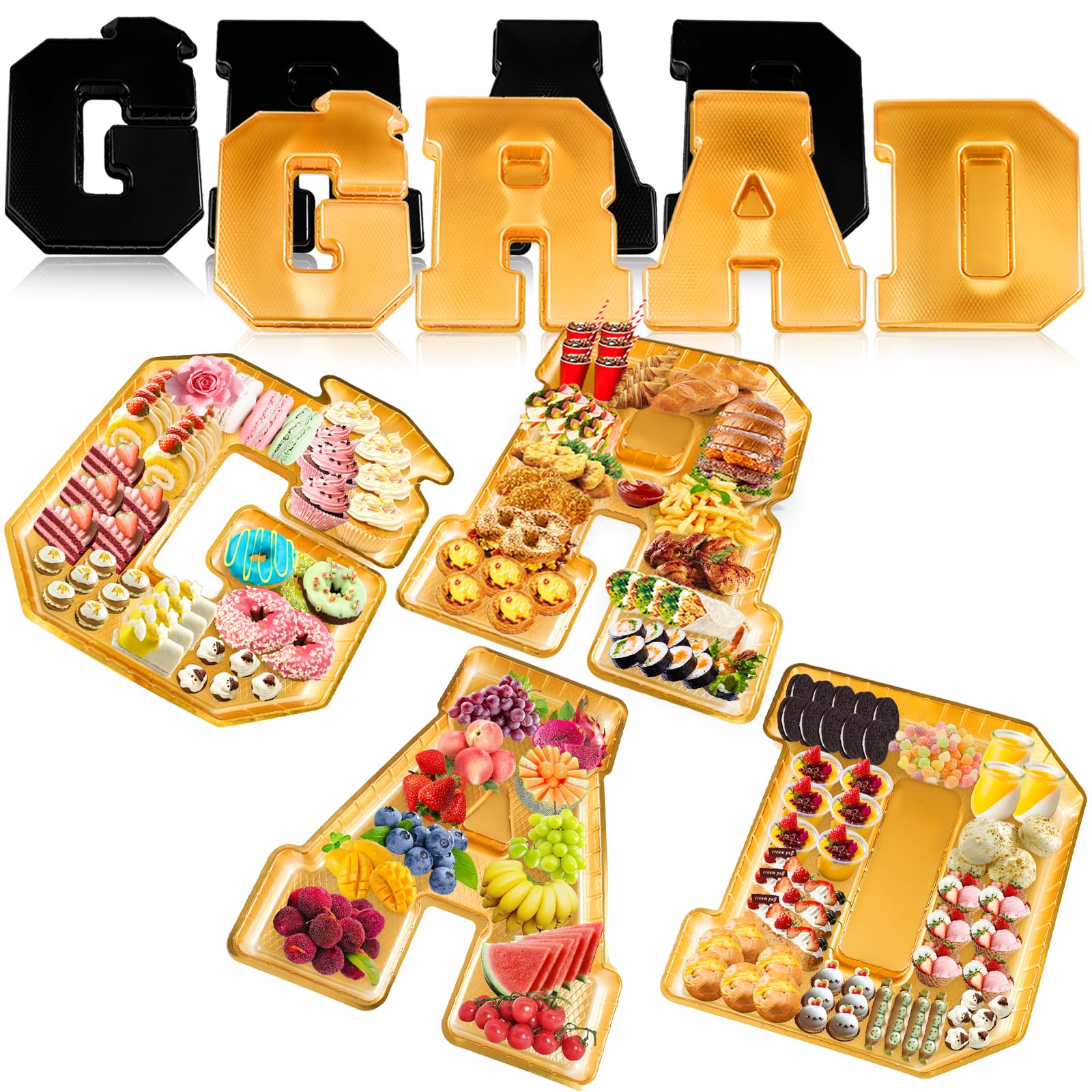 Amazon.com: 8Pcs Cardboard Letters for Charcuterie, Graduation Letter ...