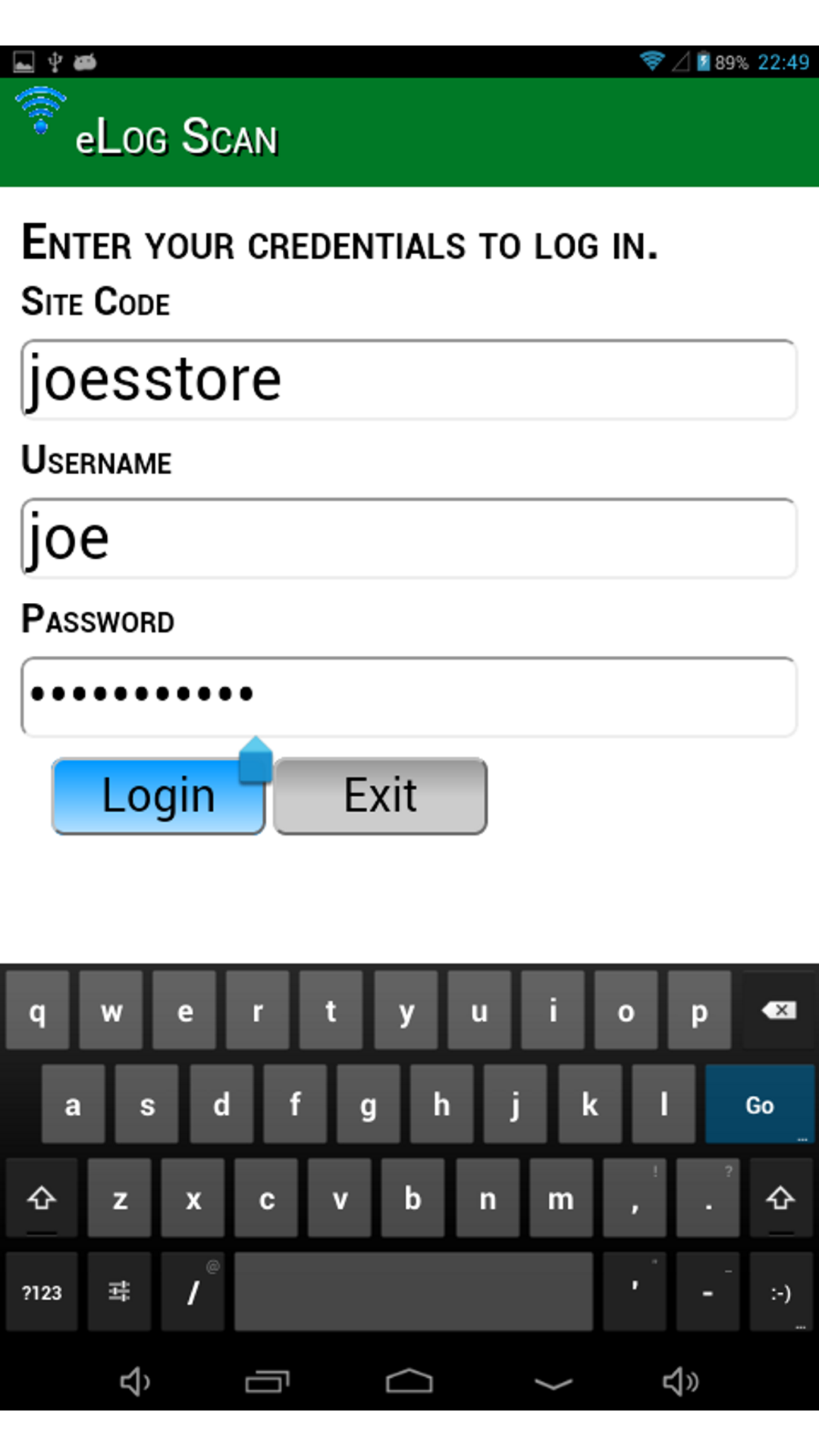 eLog Scan - App on Amazon Appstore