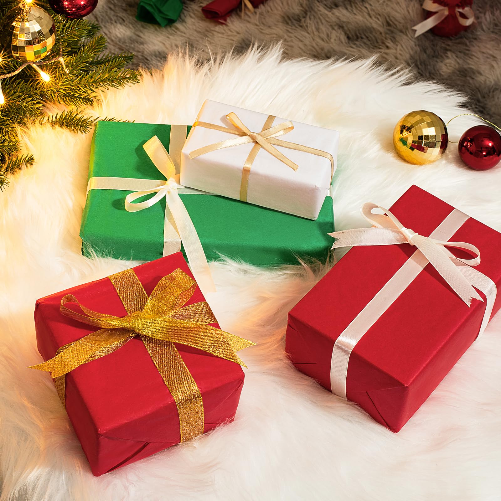 Snapklik.com : Christmas Tissue Paper Assortment, 108 Sheets Red, Green ...