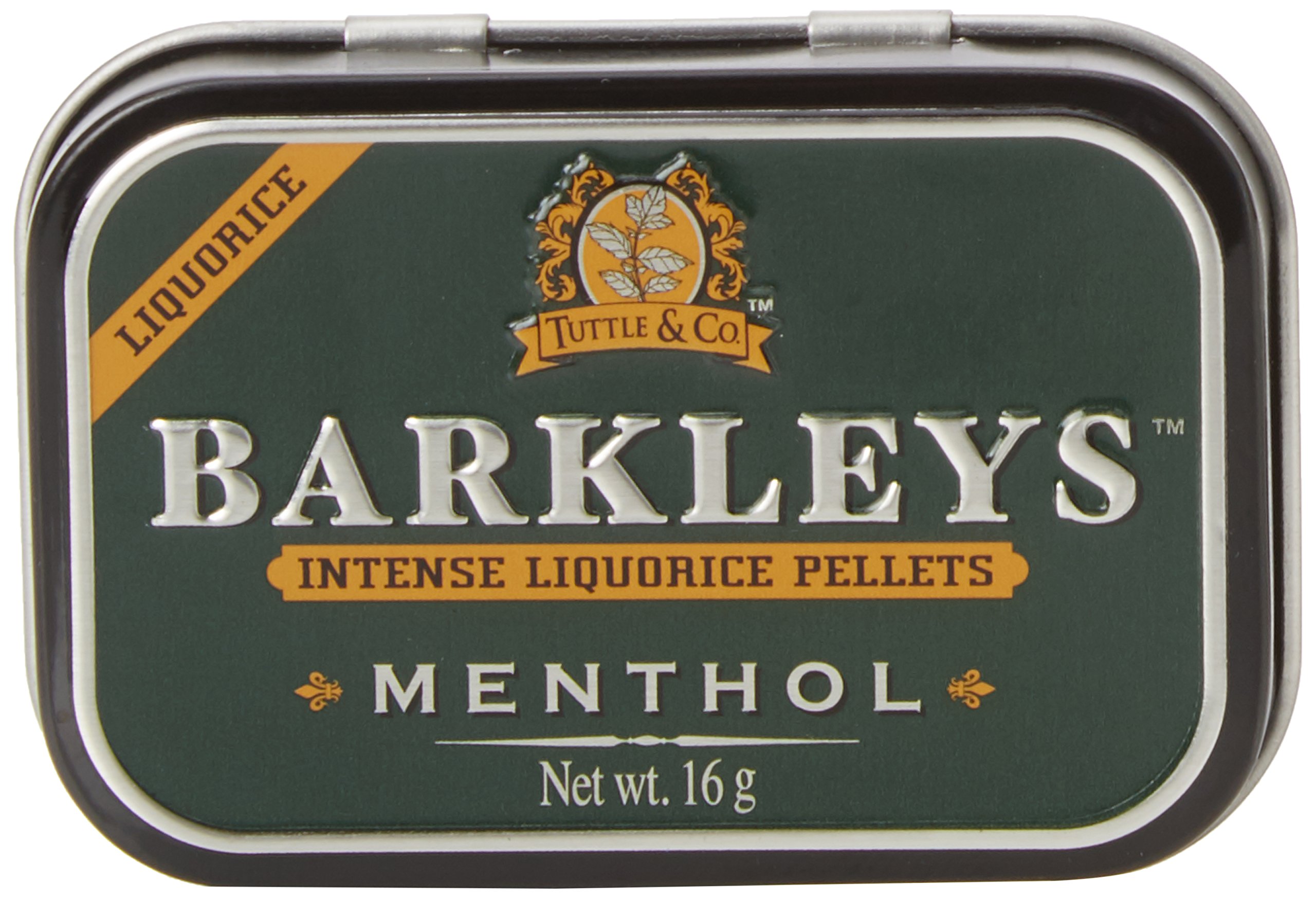 Barkleys Menthol Liquorice Pellets, 16 g, Pack of 4 : Amazon.co.uk: Grocery