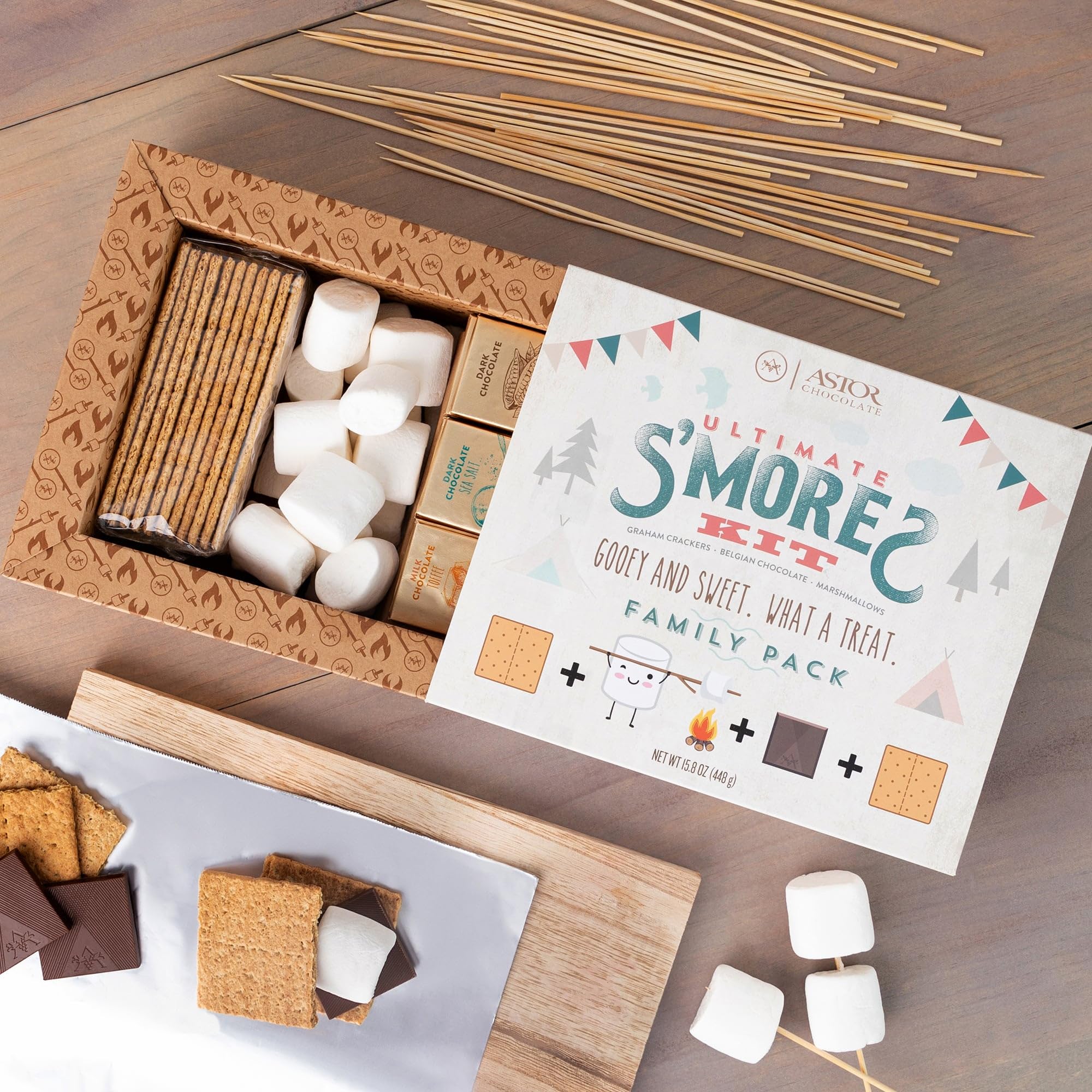 Snapklik.com : Smores Kit By Astor Chocolate Smore Kit For Fire Pit ...