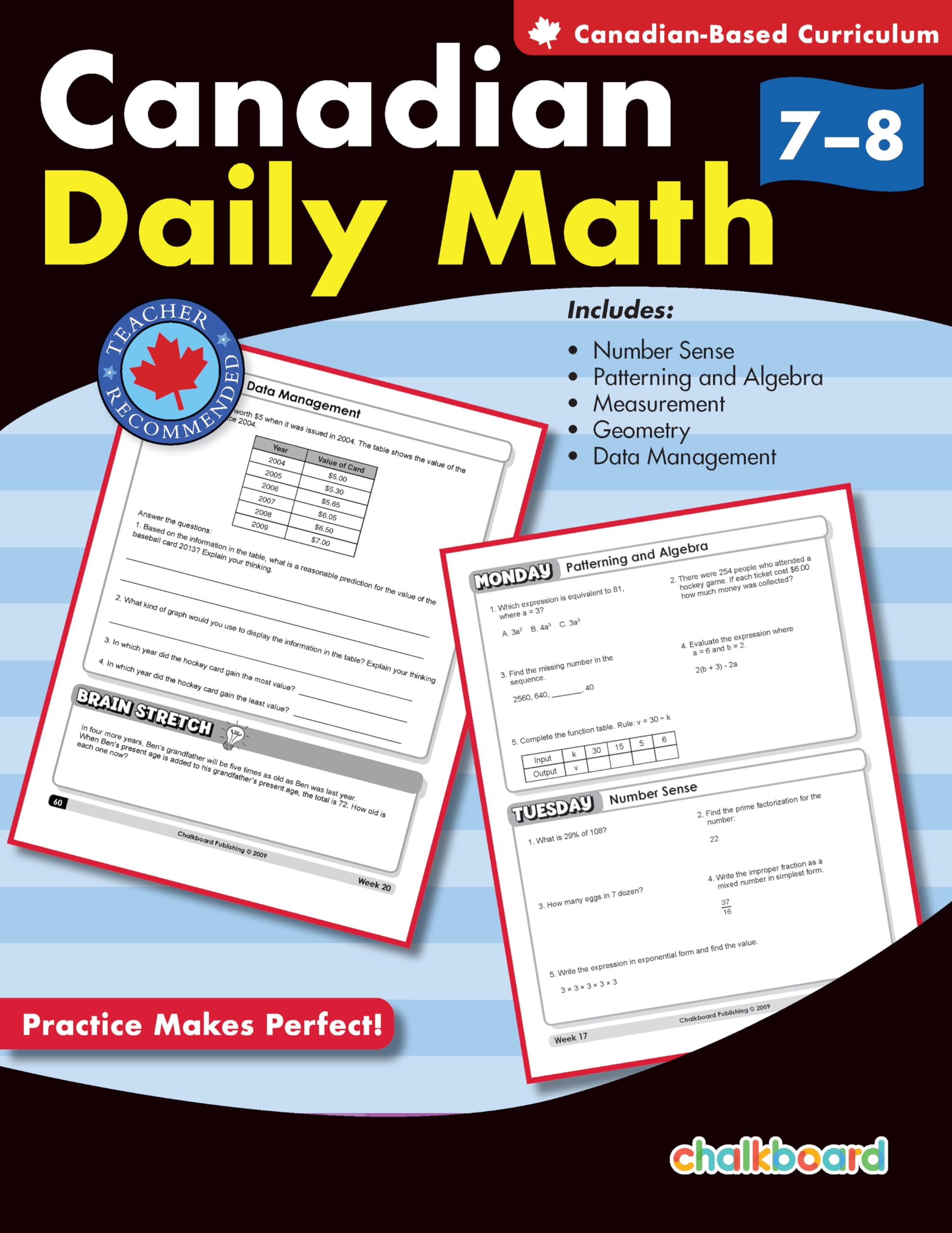 Canadian Daily Math Grades 7-8 : Turnbull, Demetra: Amazon.ca: Books