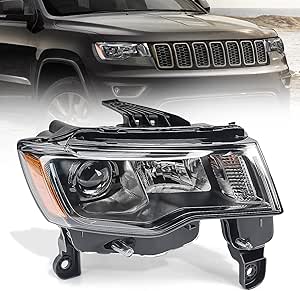 Tluuze - For Jeep Grand Cherokee Headlight Assembly 2017 2018 2019 2020 ...